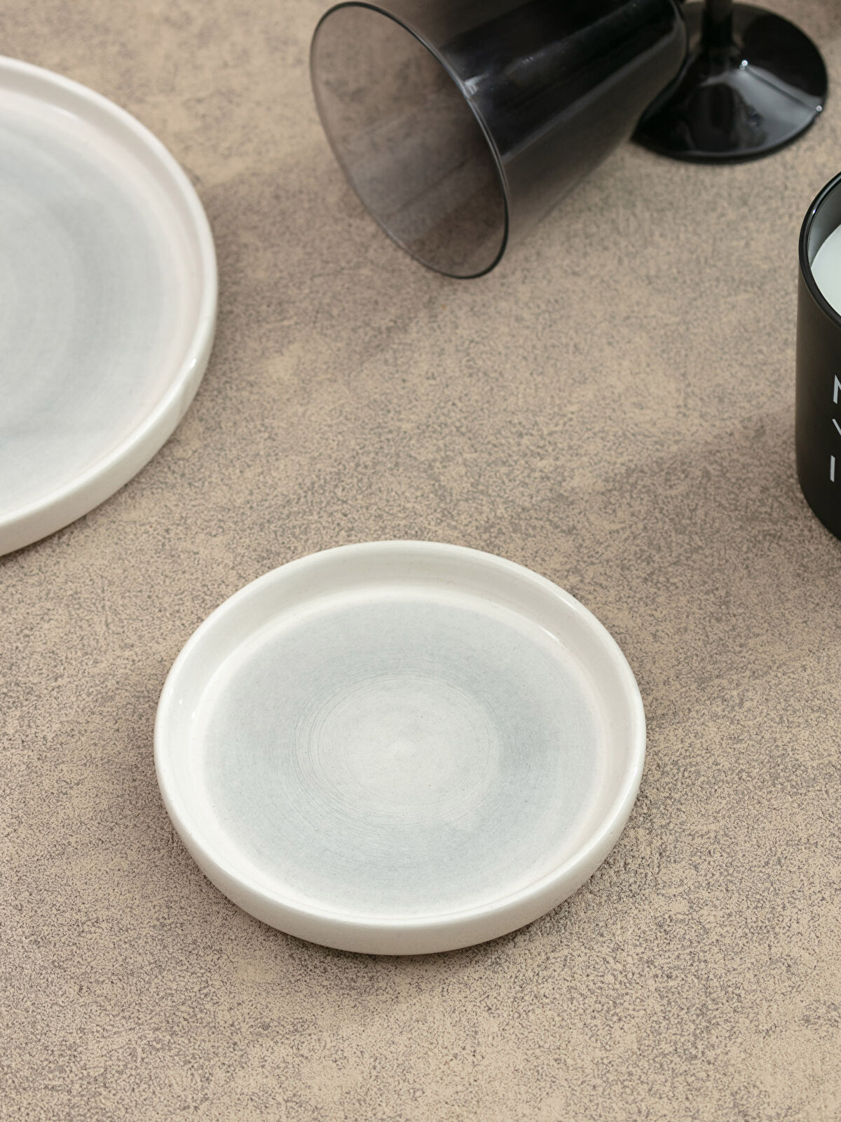 Düz Seramik Tabak 12 cm