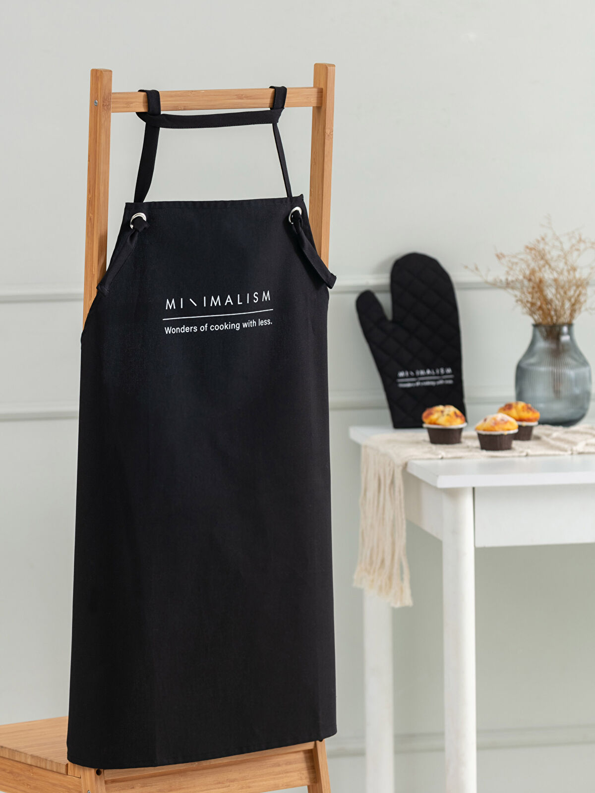 Gabardin Baskılı Mutfak Önlüğü