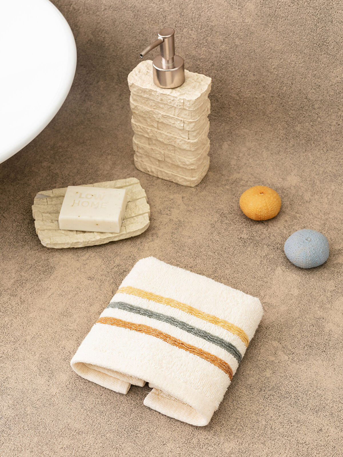 Çizgili El Havlusu 30x50 Cm