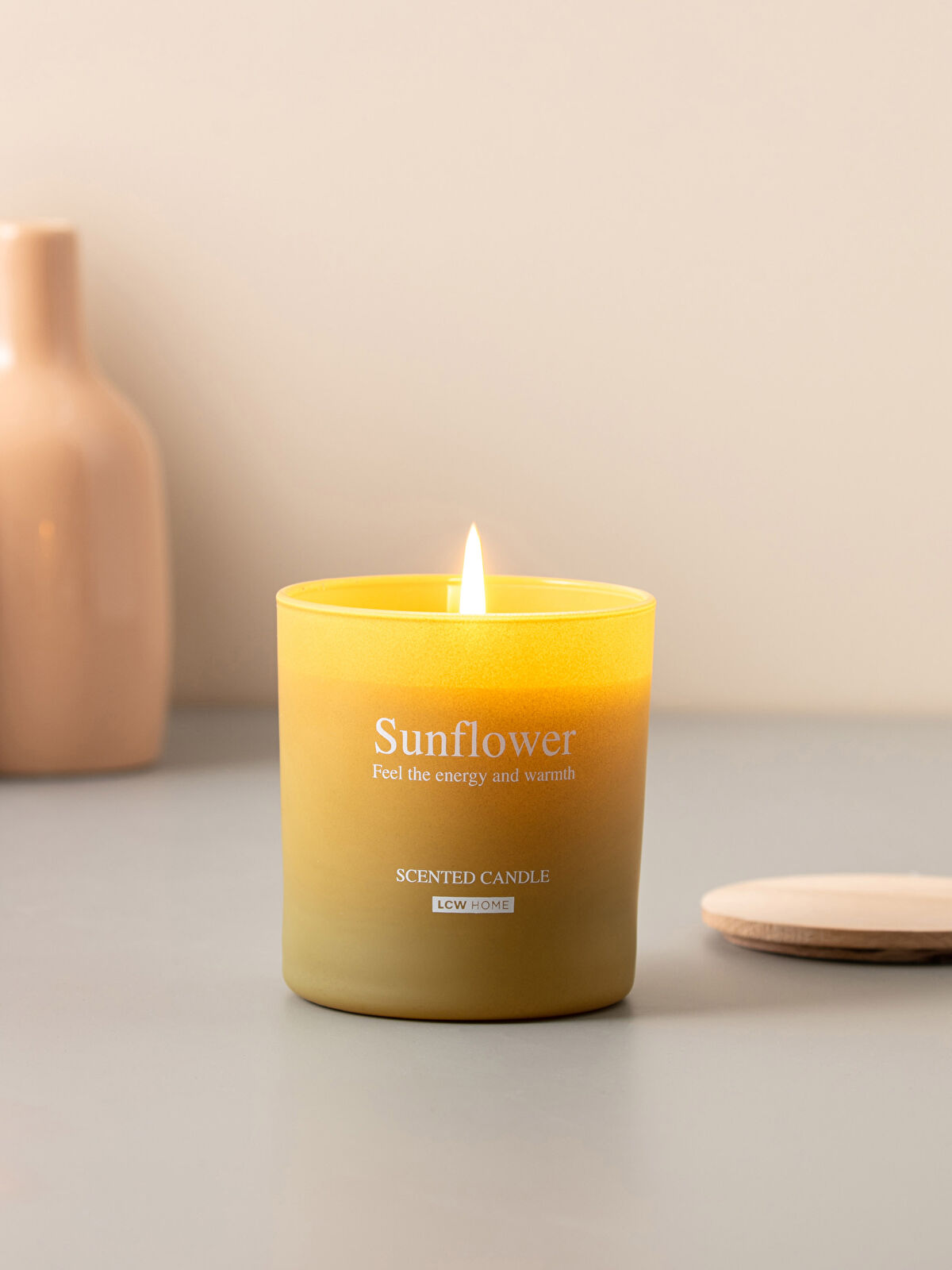 Ayçiçeği Kokulu Dekoratif Mum 210 Gr