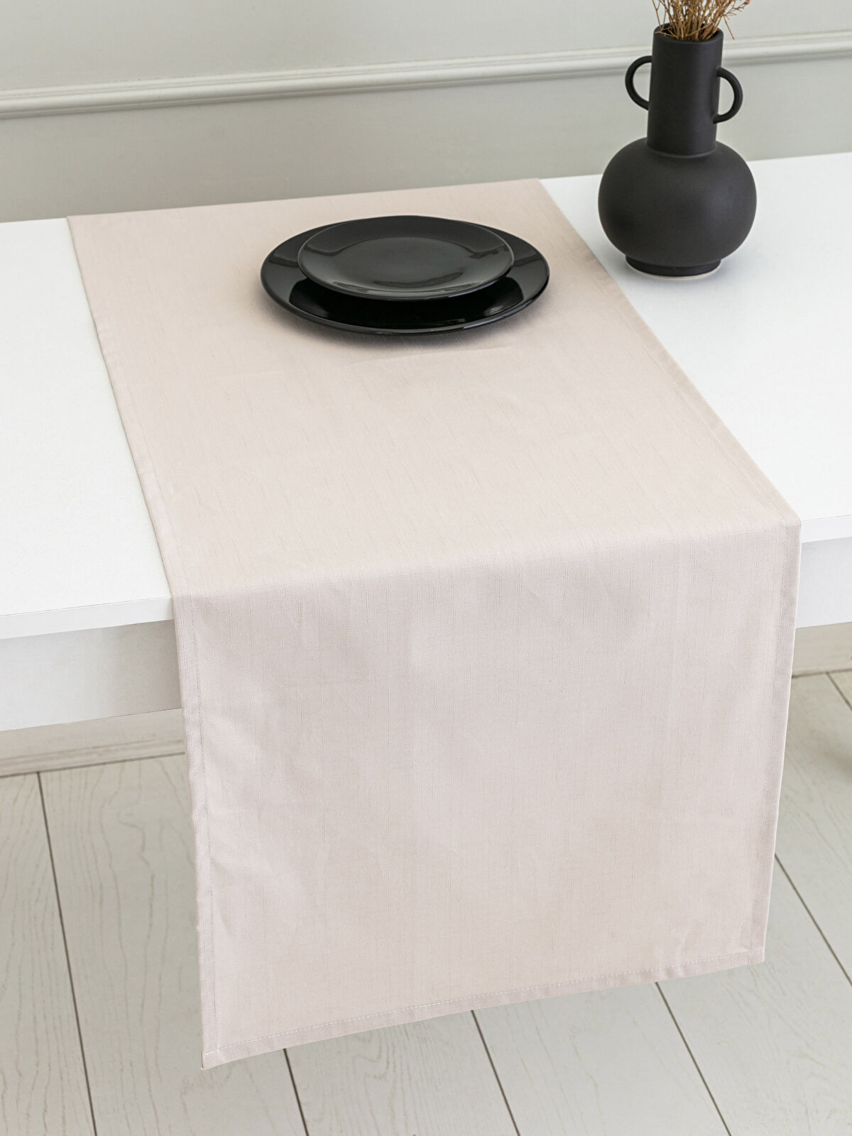 Düz Keten Görünümlü Runner 45x150 Cm