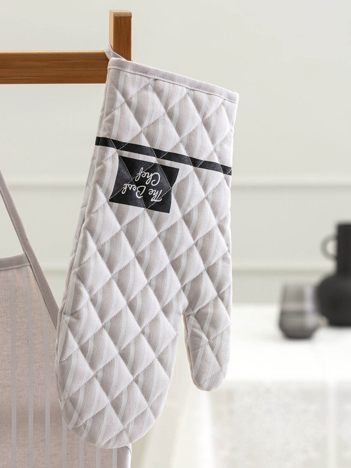 Yazı Baskılı Fırın Eldiveni