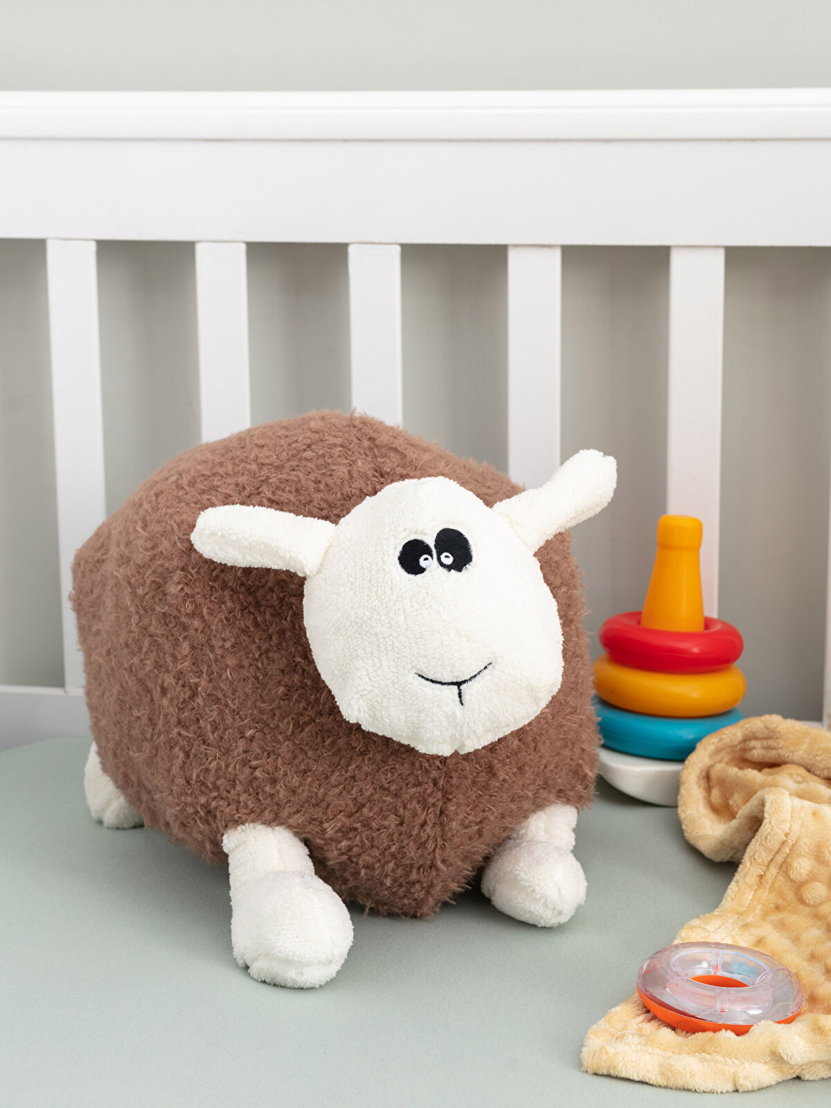 Pelüş Dolgulu Koyun Bebek Kırlent 50 Cm Pelüş Dolgulu Koyun Bebek Kırlent 50 Cm