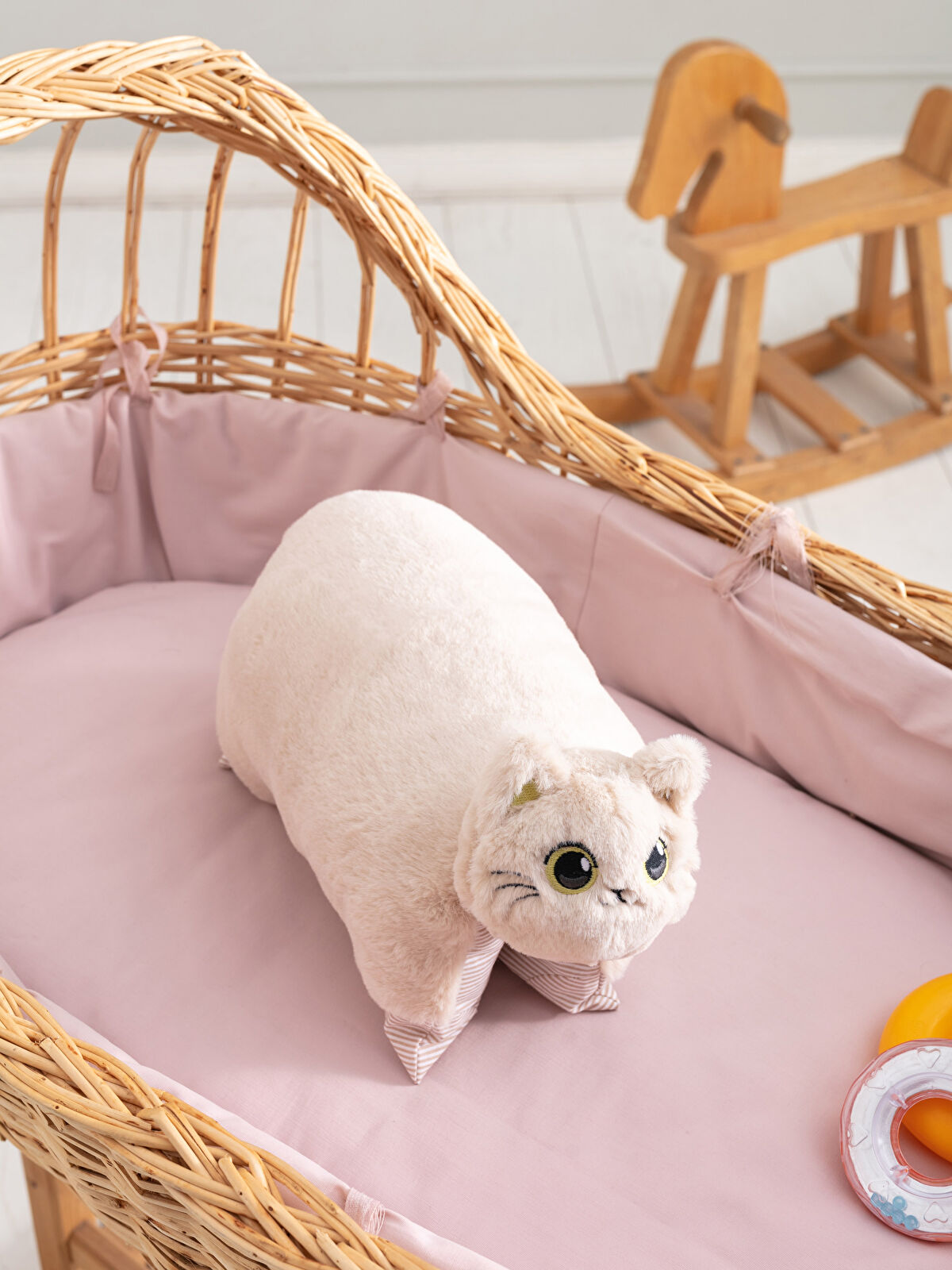 Dolgulu Pelüş Kedi Bebek Kırlent 35 Cm Dolgulu Pelüş Kedi Bebek Kırlent 35 Cm