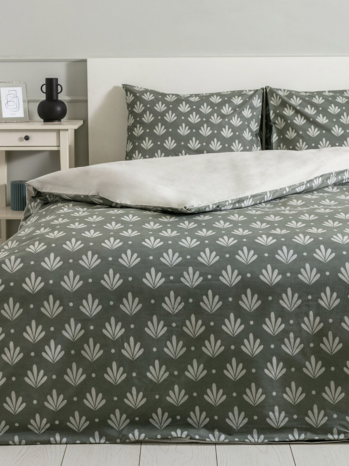 Çift Kişilik Pamuklu Desenli Nevresim Takımı