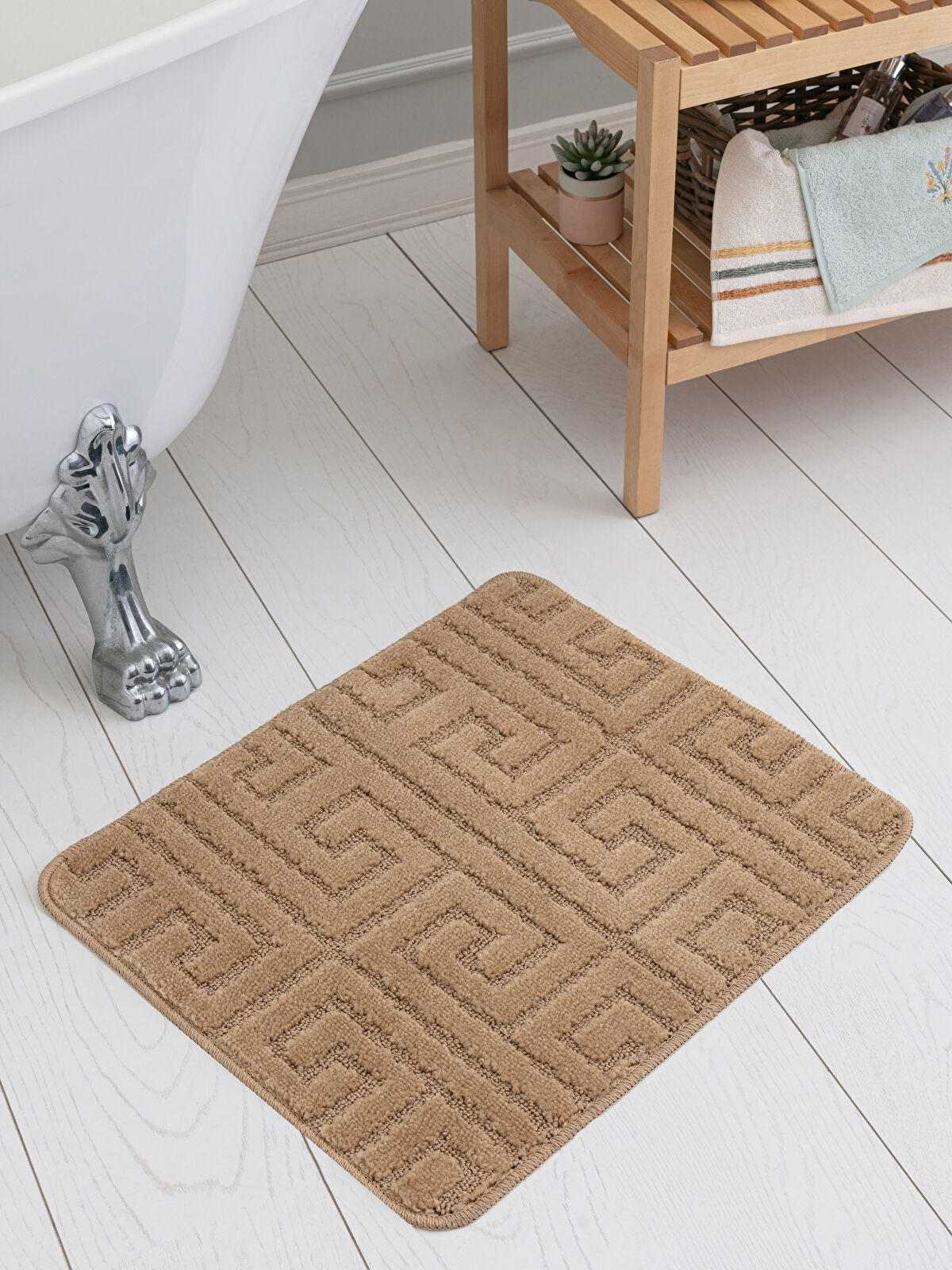 Desenli Banyo Paspası 50x60 Cm