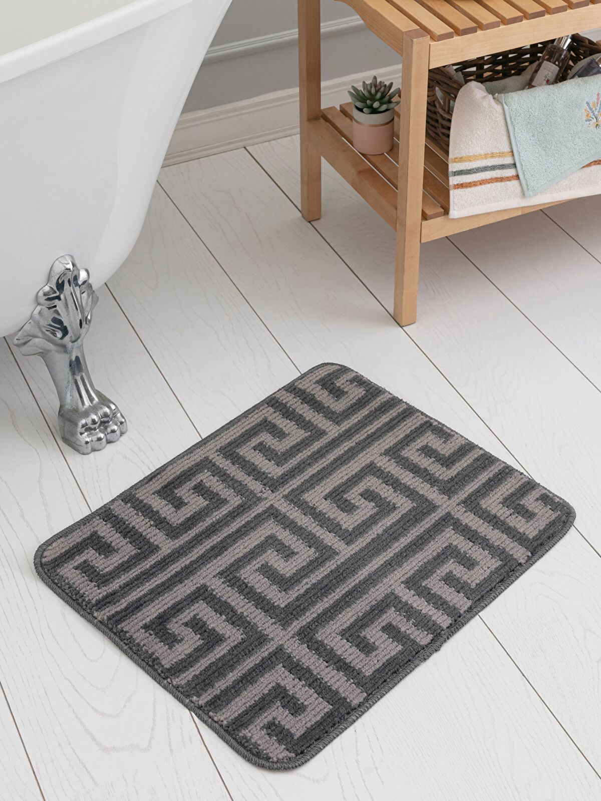 Desenli Banyo Paspası 50x60 Cm