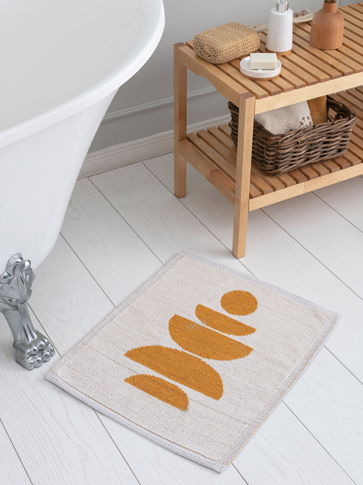 Desenli Banyo Paspası 50x60 Cm