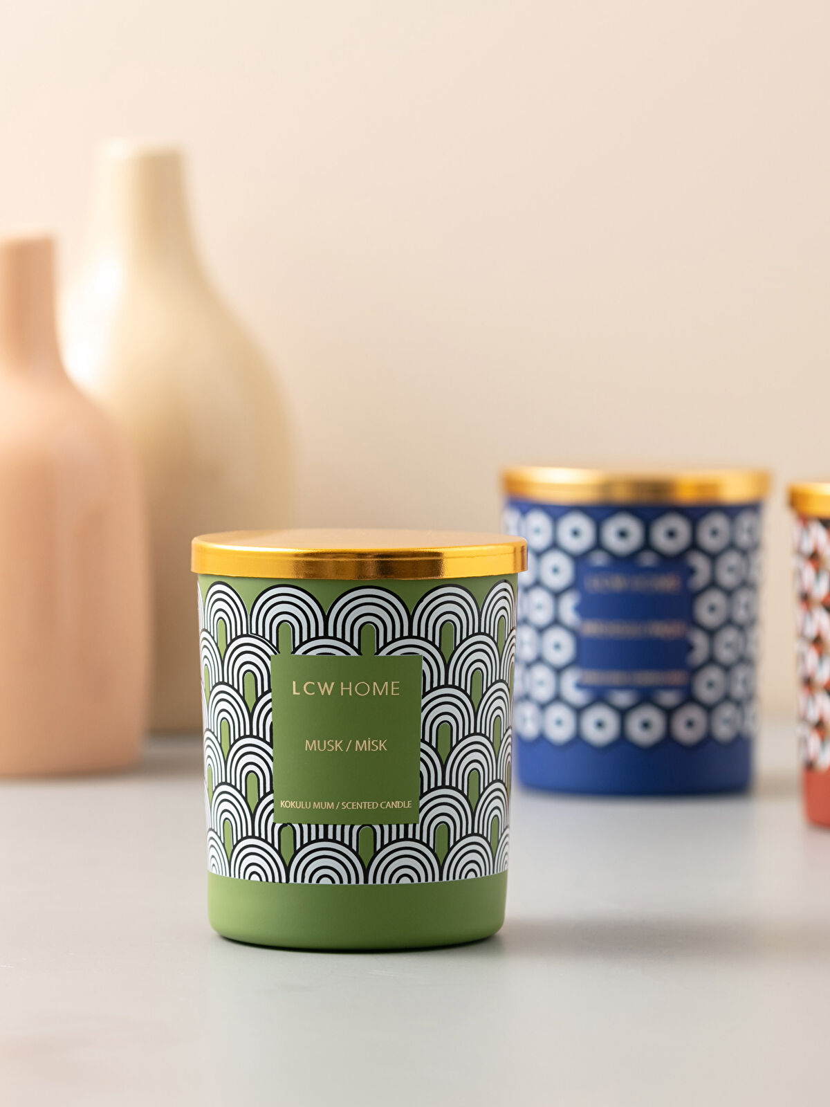 Misk Kokulu Dekoratif Mum 190 Gr Misk Kokulu Dekoratif Mum 190 Gr