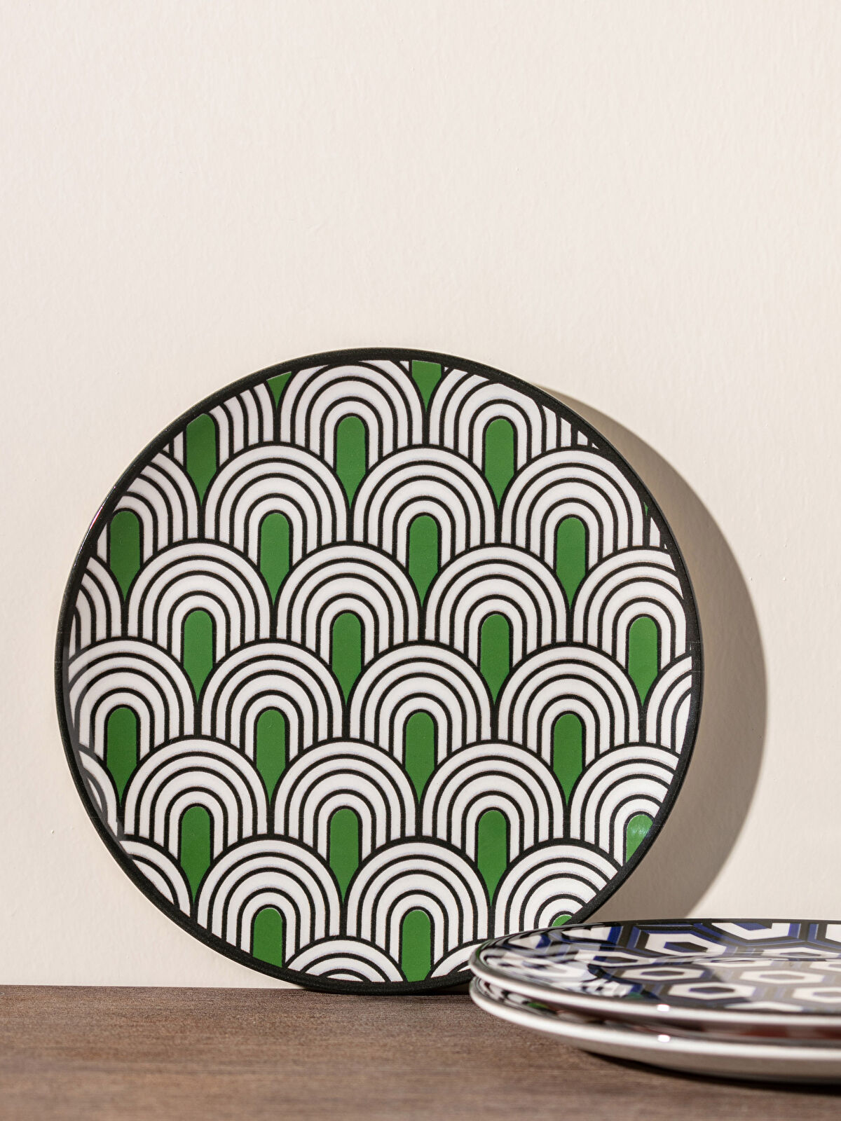 Baskılı Seramik Tabak 19 Cm