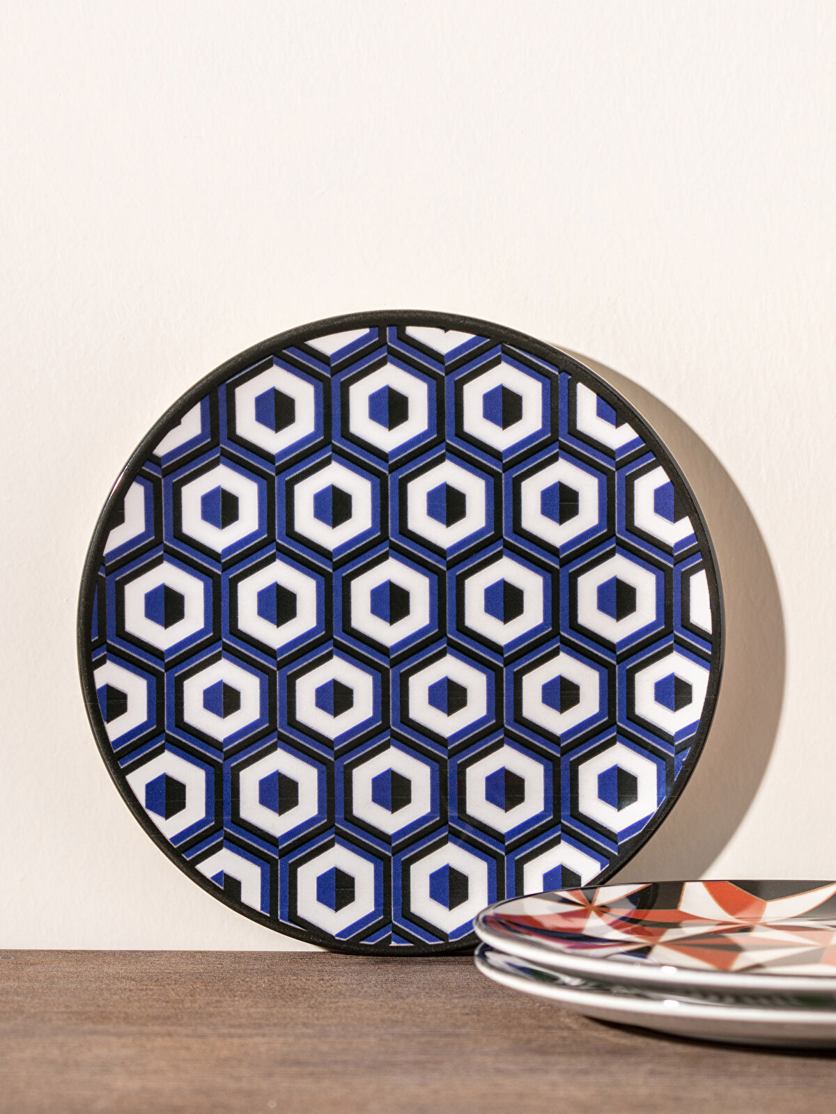 Baskılı Seramik Tabak 19 Cm