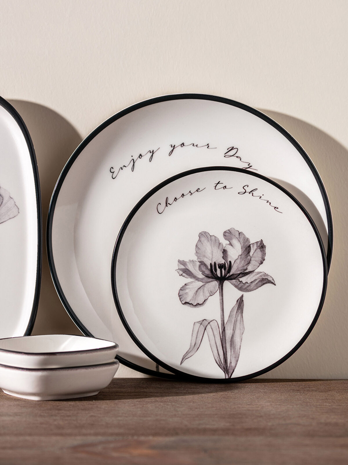 Baskılı Seramik Tabak 19 Cm