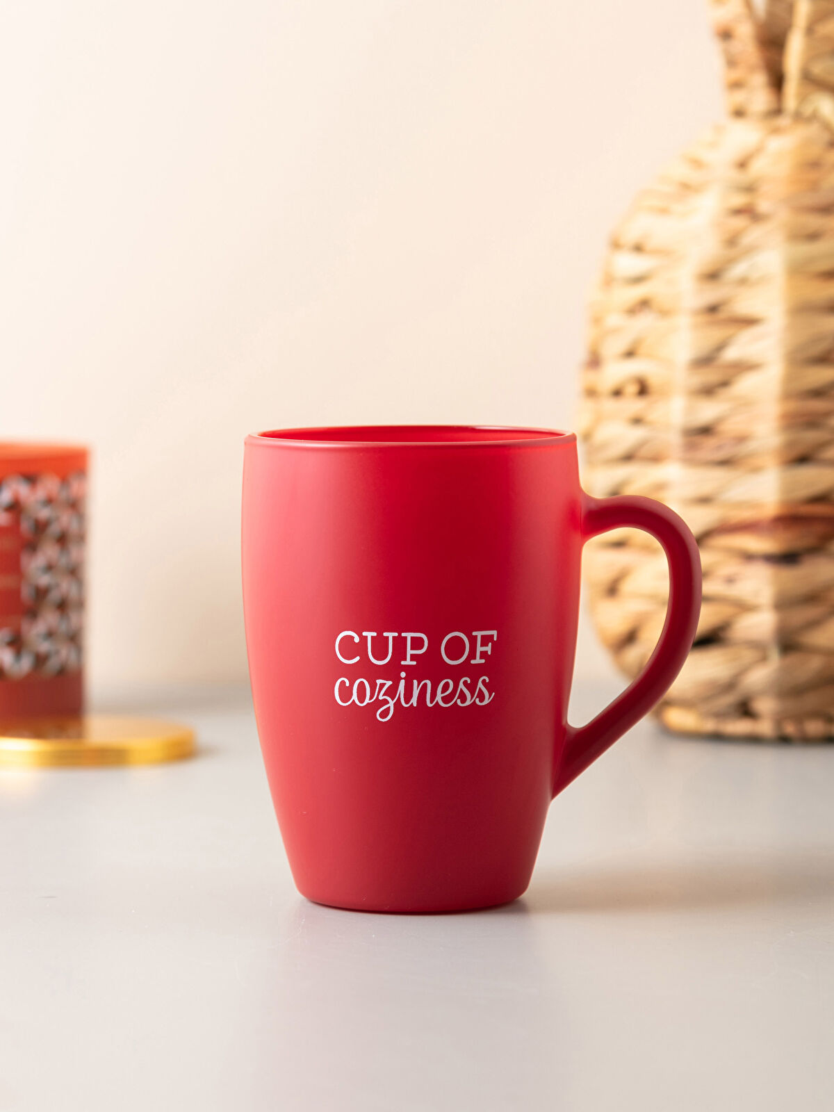 Yazı Baskılı Cam Kupa Bardak 365 Ml