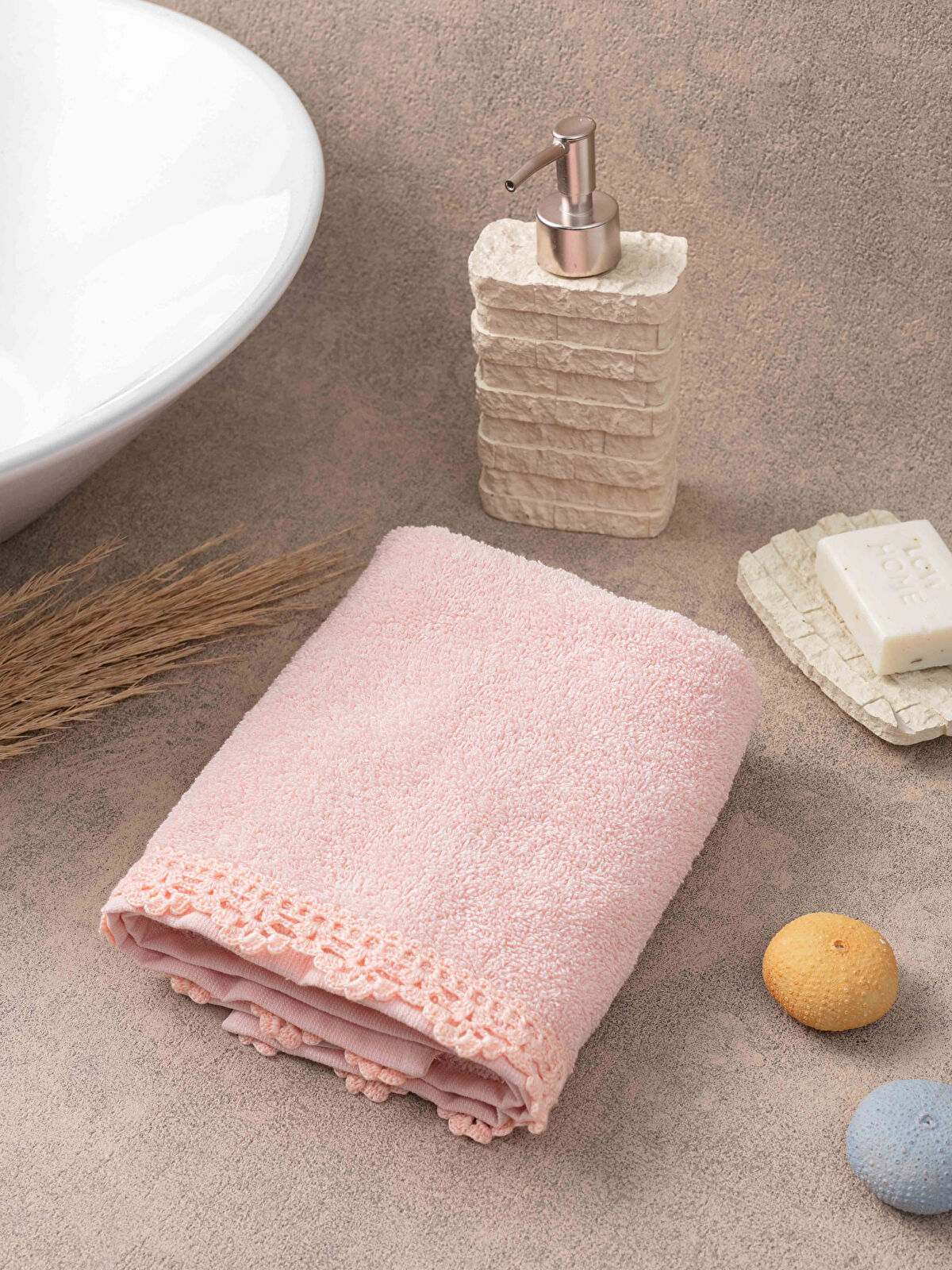 Dantelli Yüz Havlusu 50x80 Cm