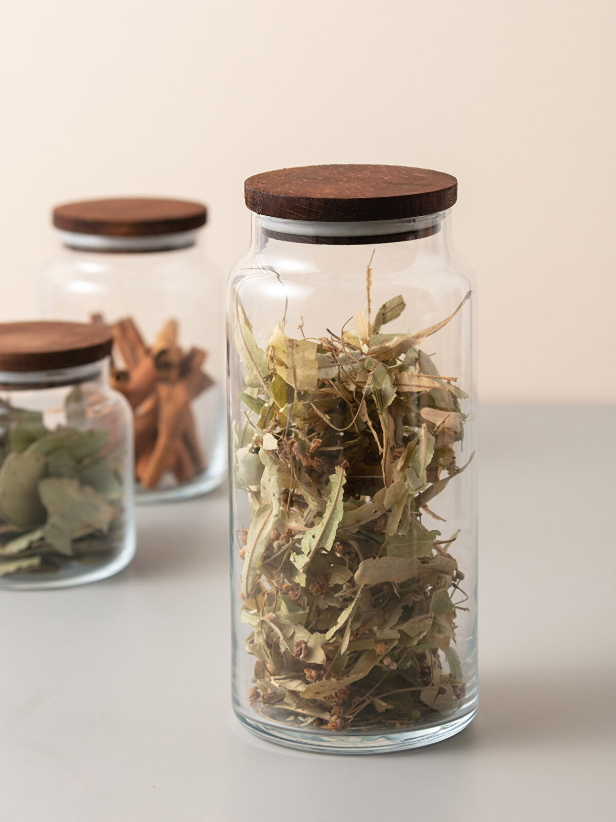 Düz Cam Kavanoz 1400 Ml