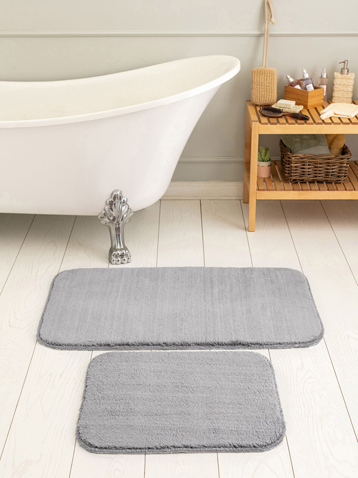 Yumuşak Dokulu Banyo Paspası 2'li