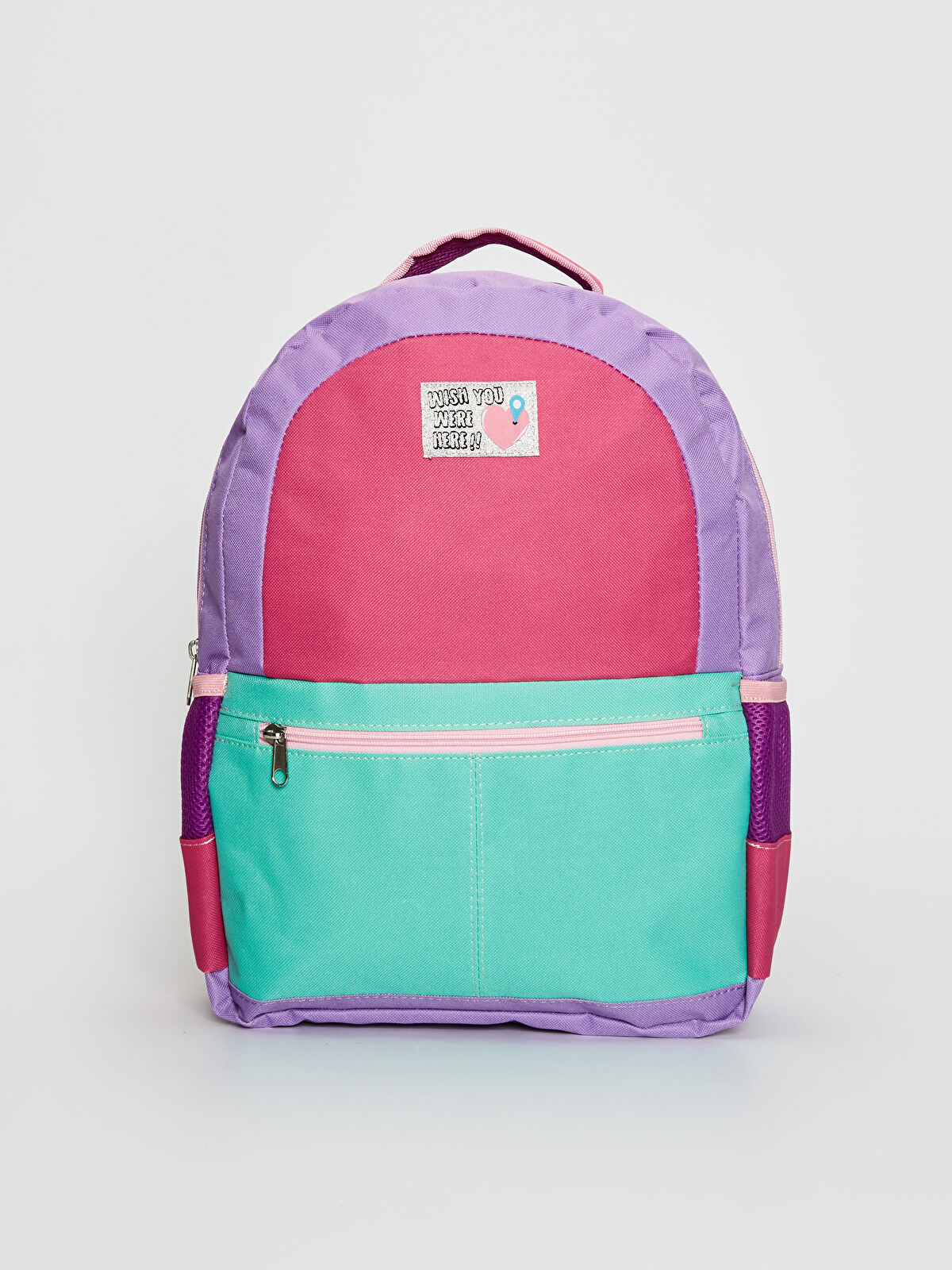 Girls Color Block Backpack -0W2889Z4-D1Y - 0W2889Z4-D1Y - LC Waikiki