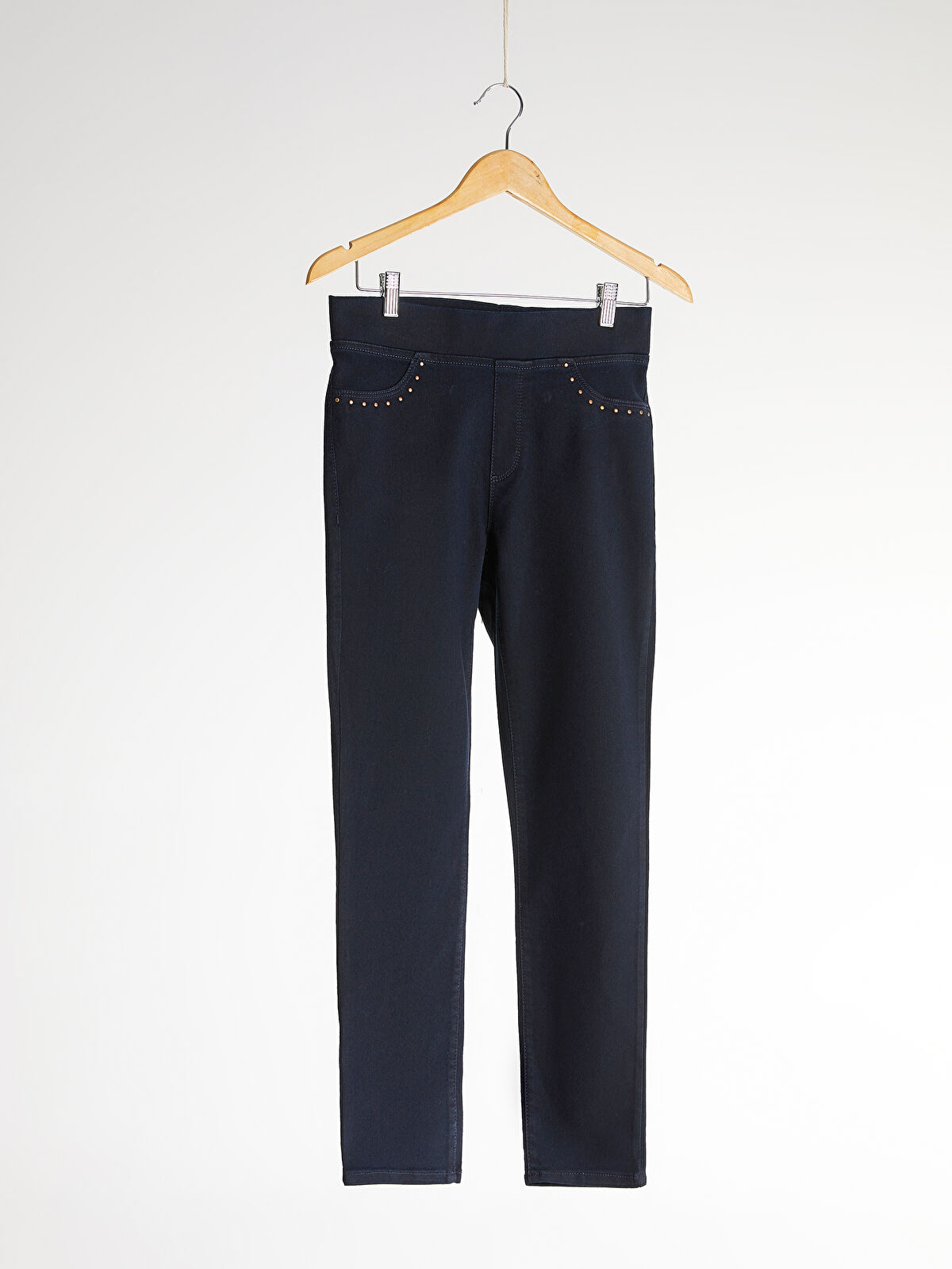 Bilek Boy Düz Paça Jean Pantolon