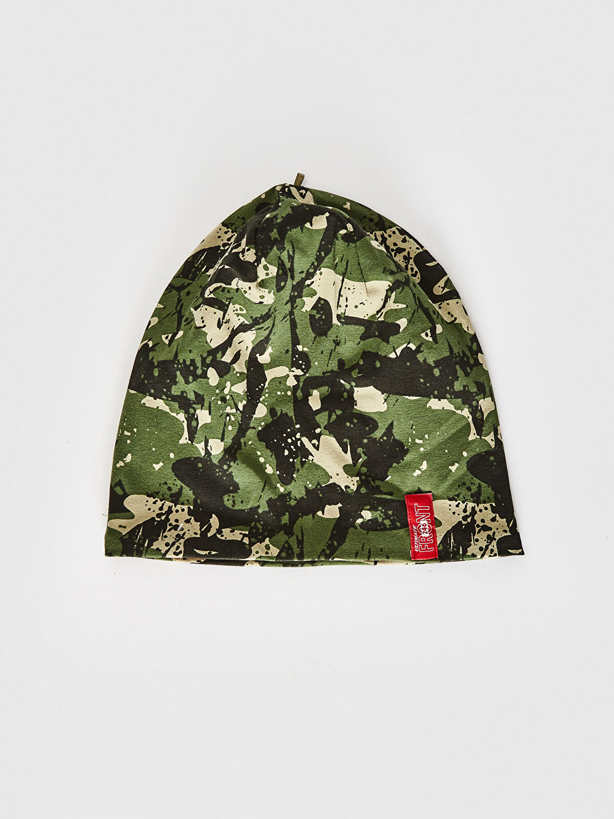 Erkek Çocuk Kamuflaj Desenli Pamuklu Jarse Bere Erkek Çocuk Kamuflaj Desenli Pamuklu Jarse Bere