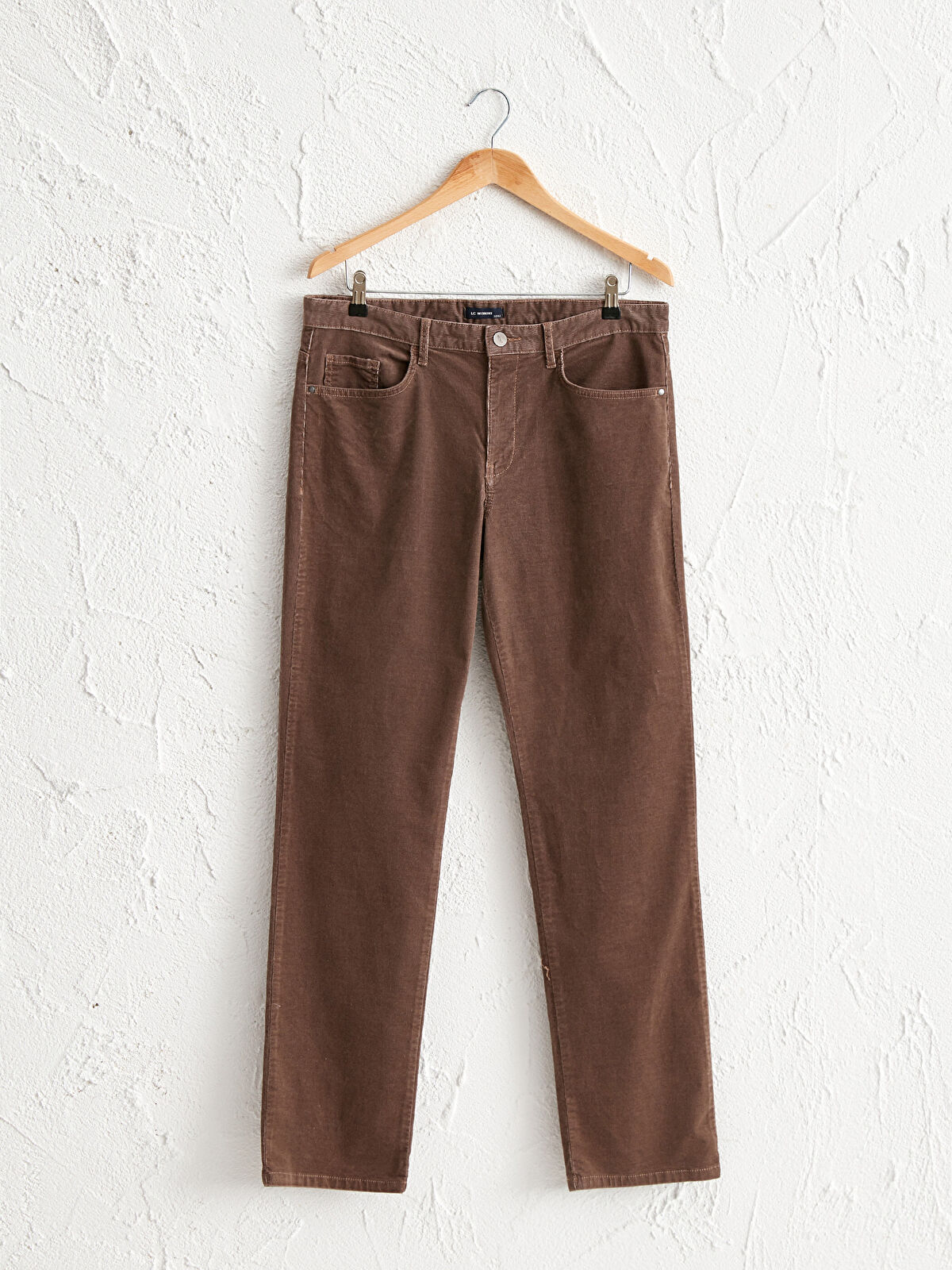 Standart Kalıp Kadife Pantolon