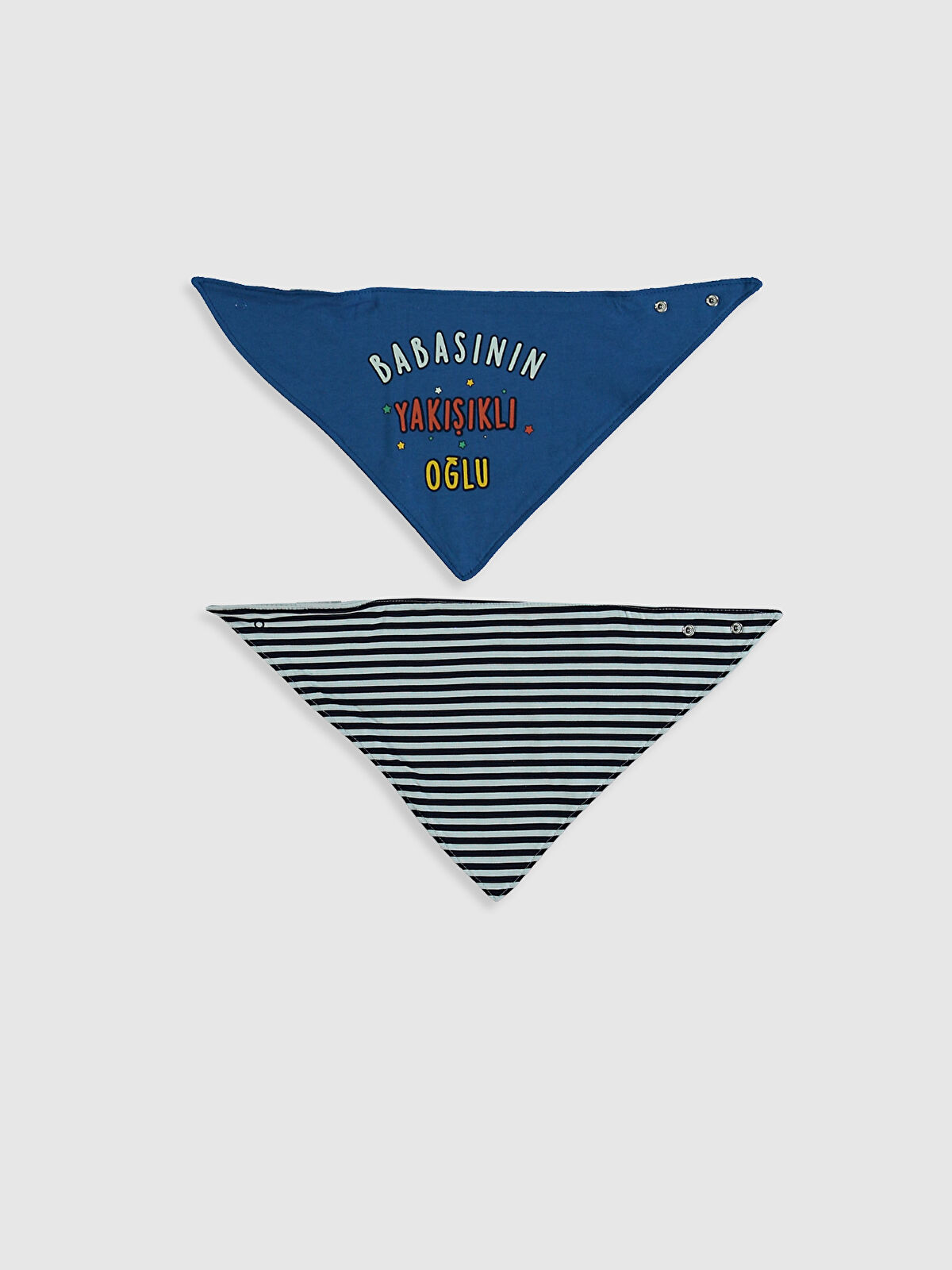 Erkek Bebek Mama Önlüğü 2'li