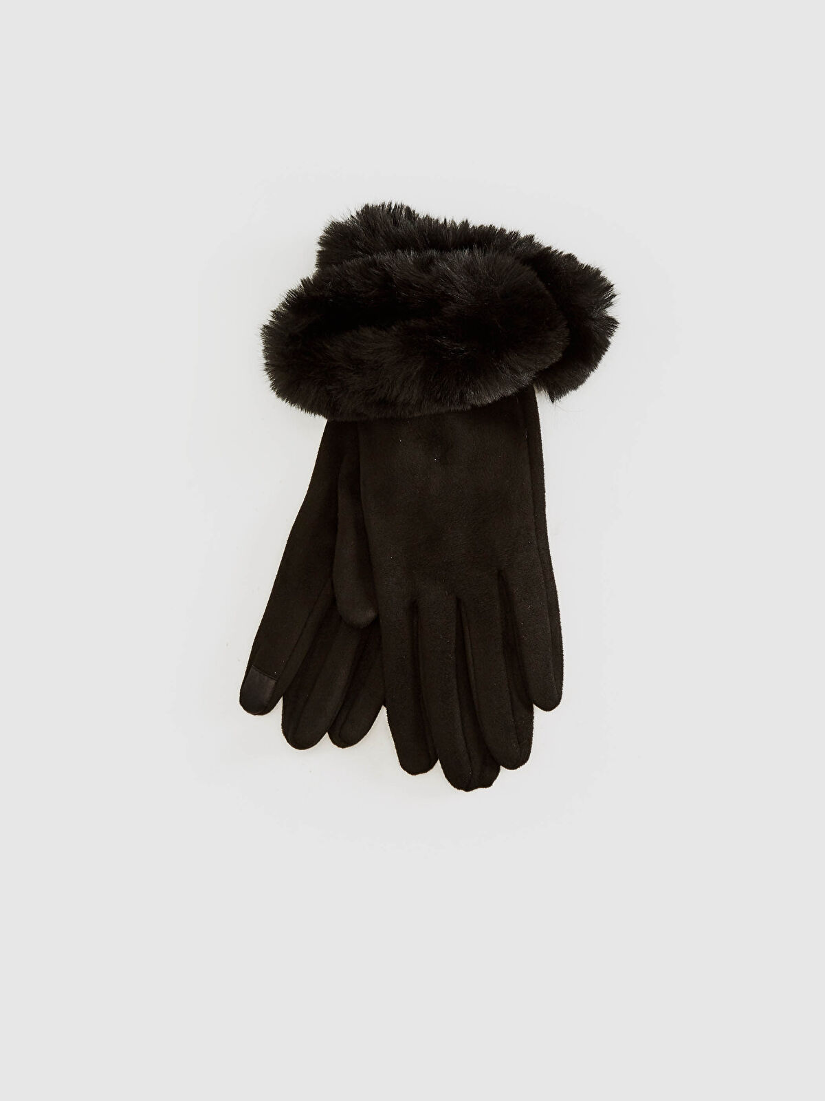 Tay Tüyü Dokunmatik Detaylı Eldiven