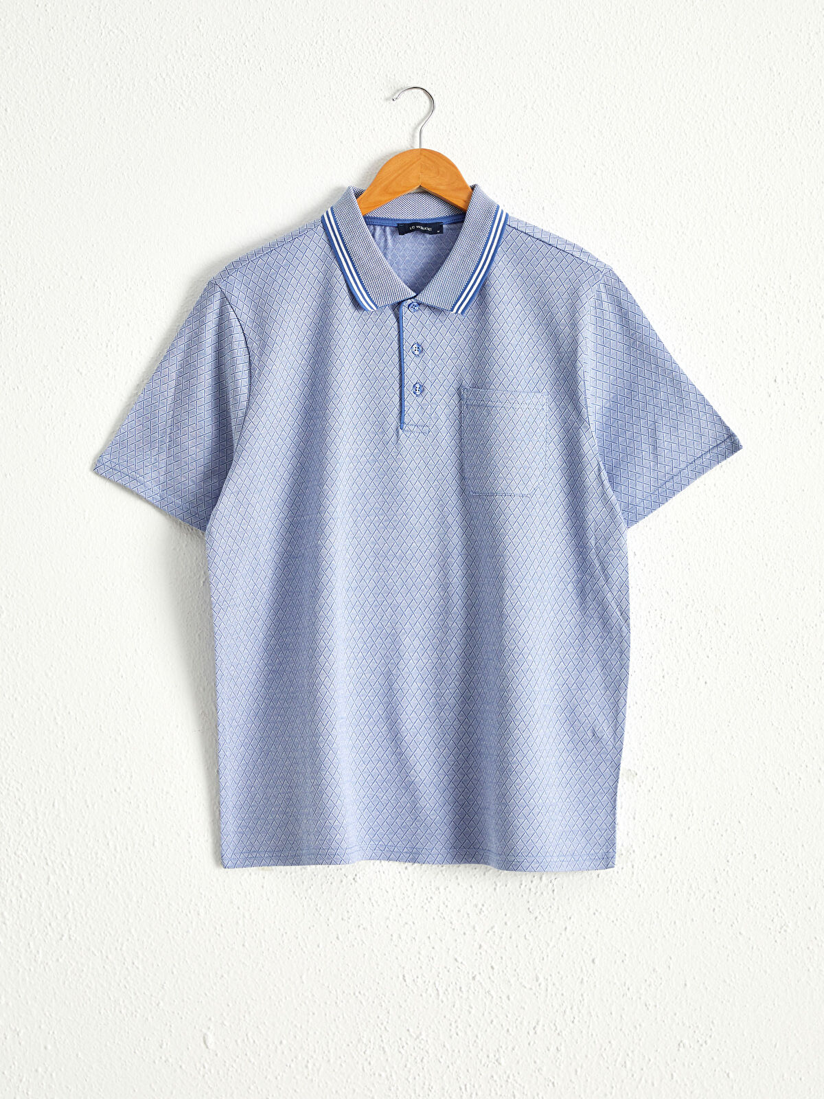 Merserize Polo Yaka Kısa Kollu Erkek Tişört