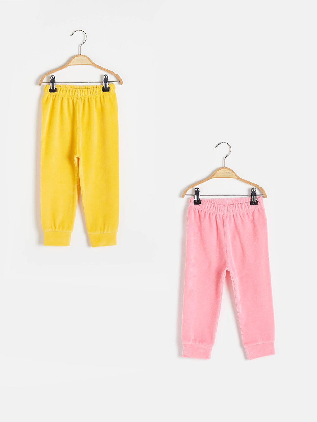 Kız Bebek Kadife Pijama Alt 2'li