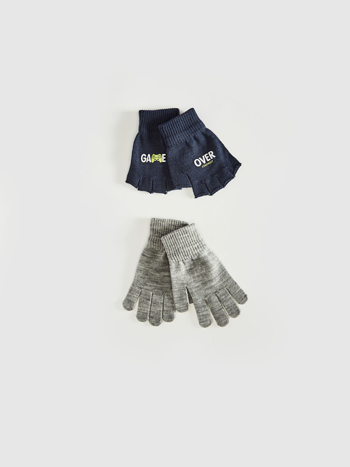 Erkek Çocuk Triko Eldiven 2'li