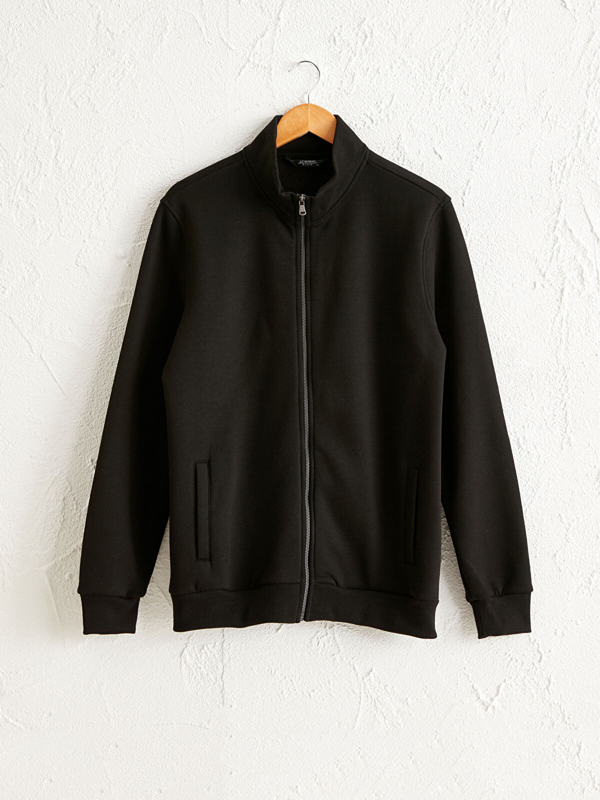 Dik Yaka Kalın Polar Hırka