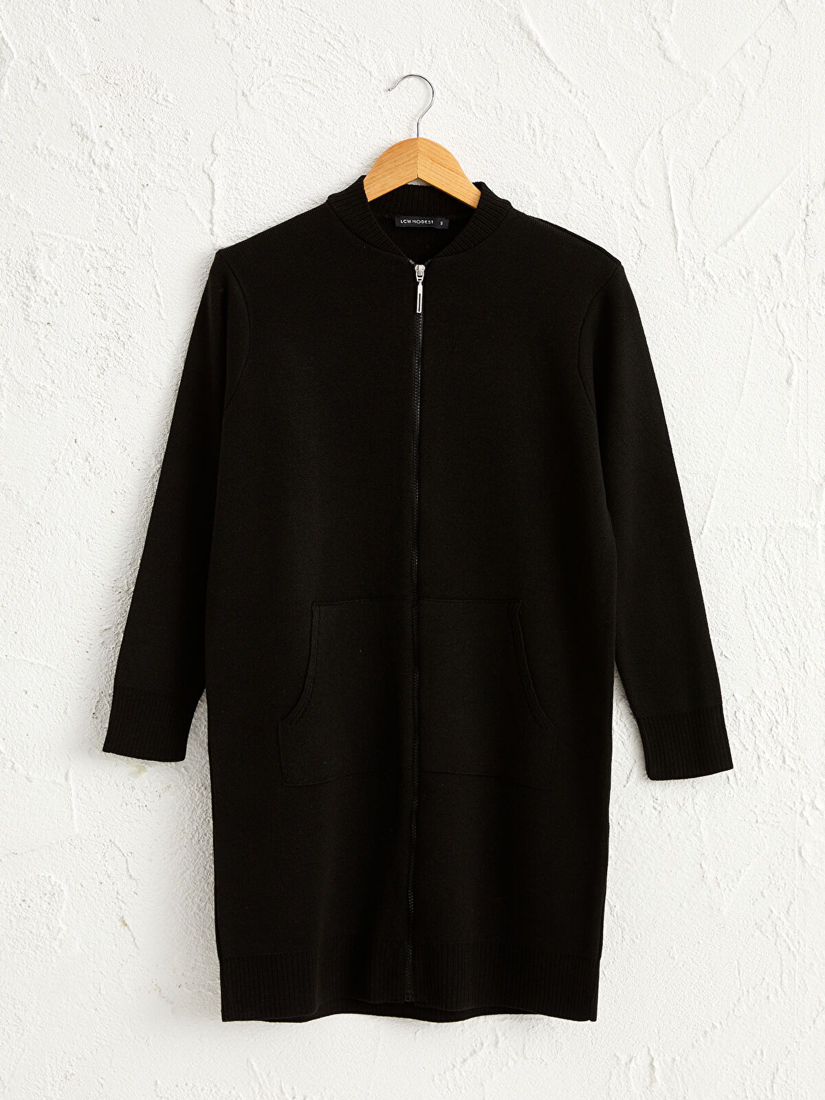 Fermuarlı Triko Hırka