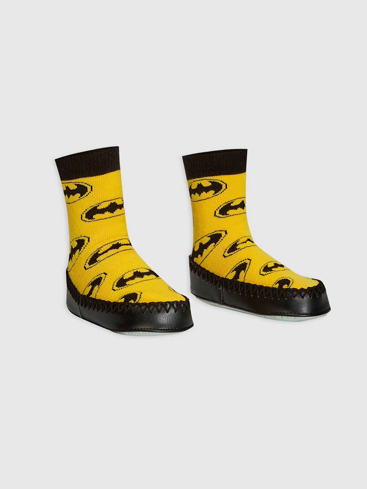 Erkek Bebek Batman Baskılı Ev Çorabı