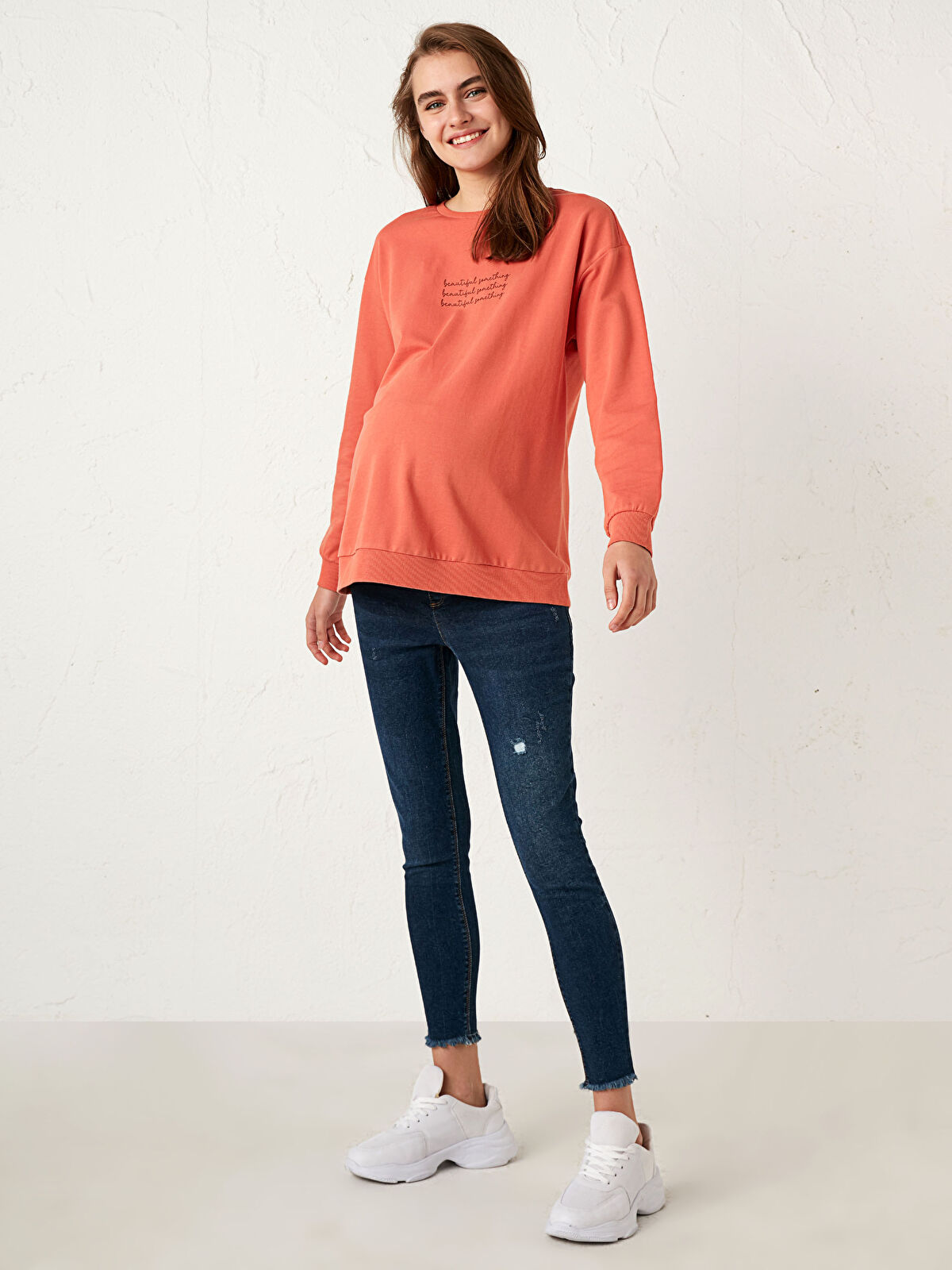 Bilek Boy Skinny Hamile Jean Pantolon