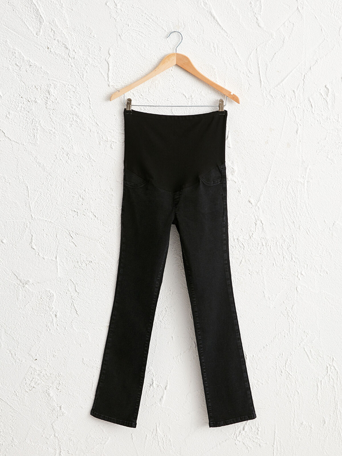 Düz Paça Hamile Jean Pantolon