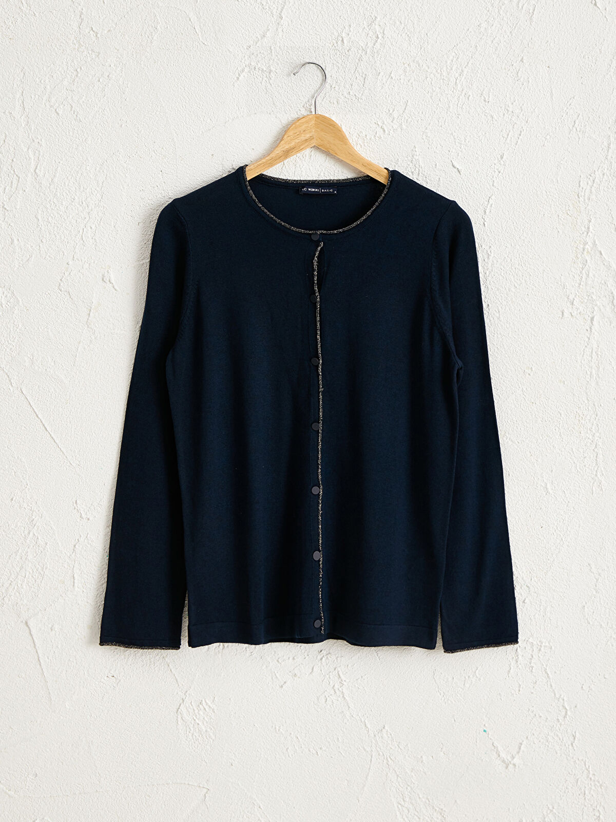 Işıltılı İnce Triko Hırka