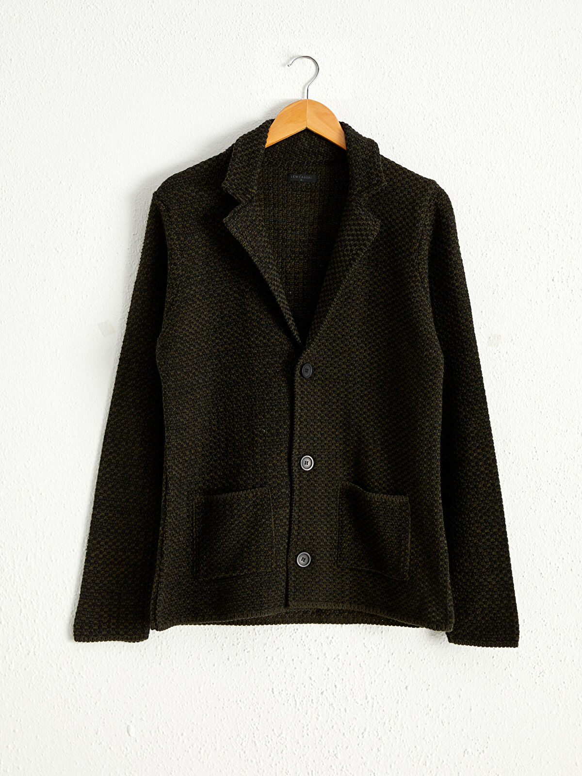 Düğme Detaylı İnce Triko Hırka