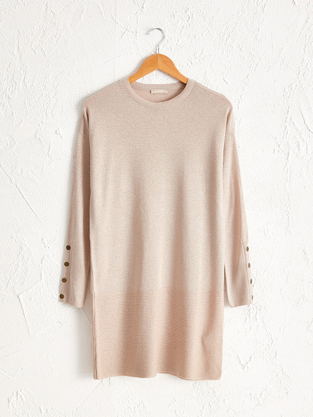 Işıltılı İnce Triko Tunik