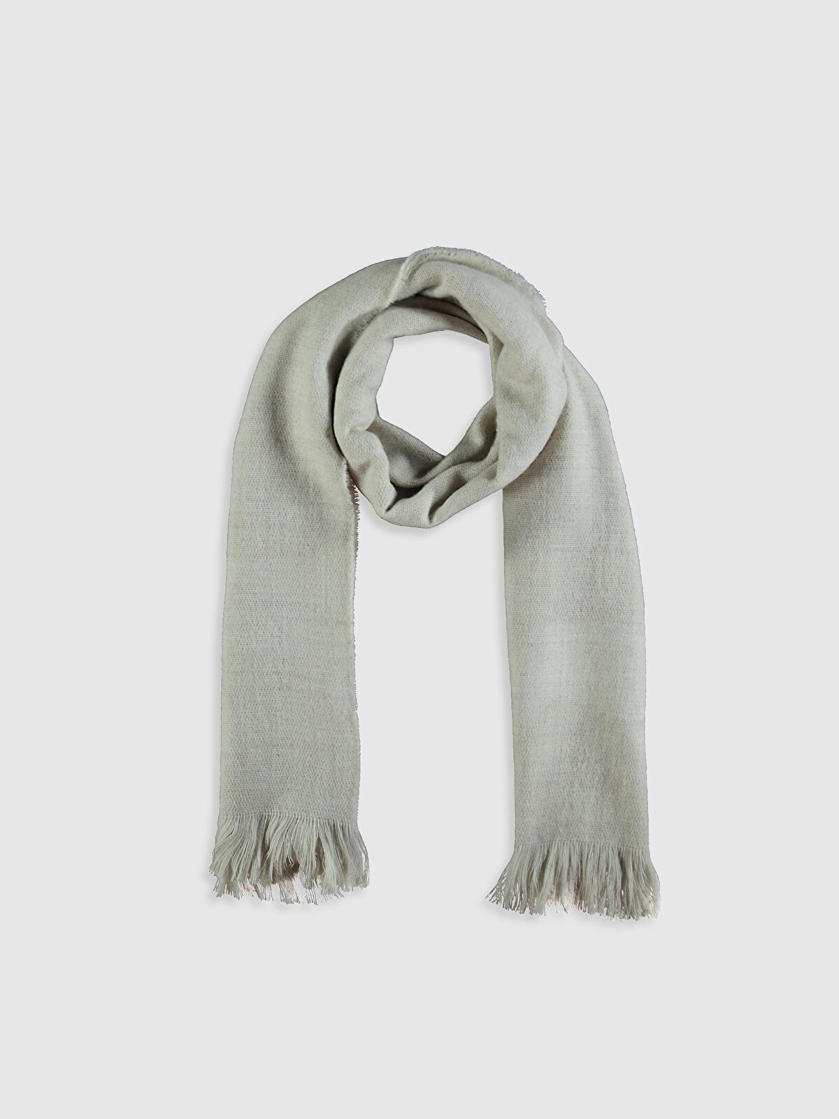 Saçaklı Akrilik Atkı