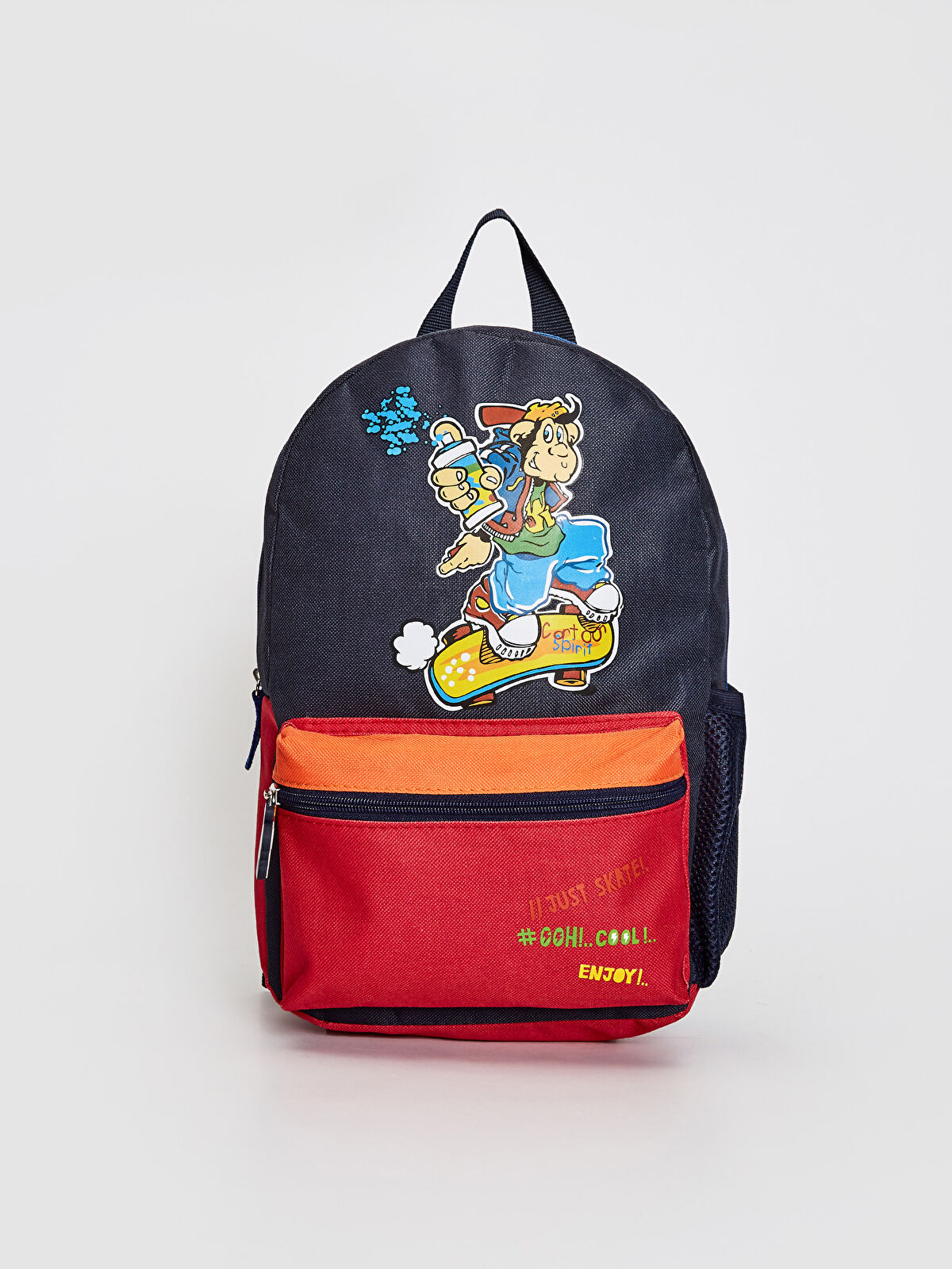 Nostaljik Maymun Baskılı Sırt Çantası