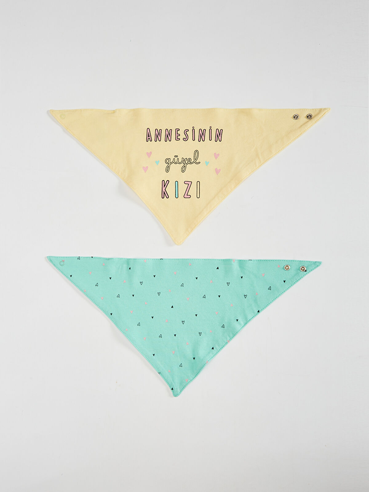 Kız Bebek Mama Önlüğü 2'li