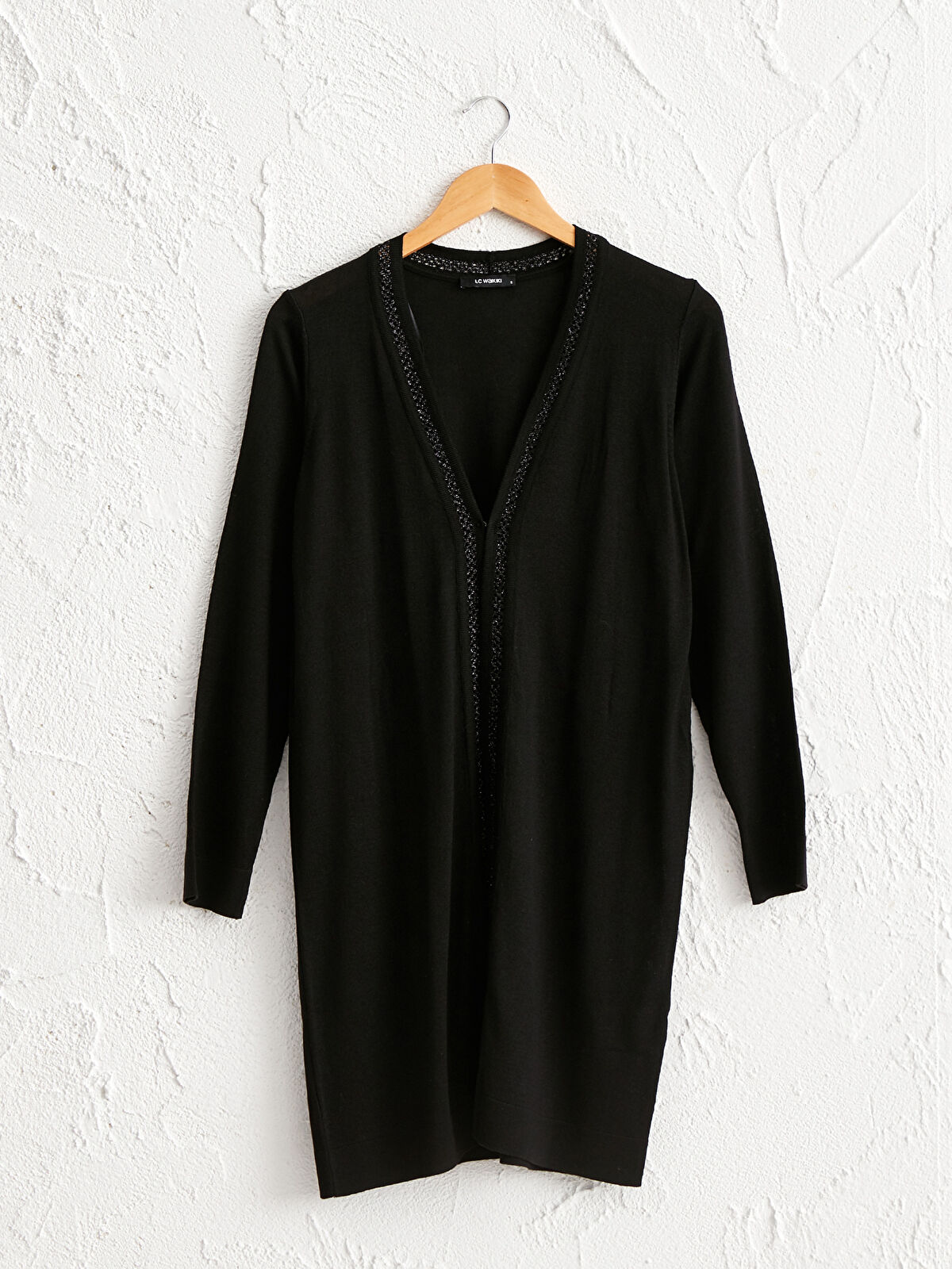 LCW GRACE Uzun Kollu Kadın Işıltılı Triko Hırka