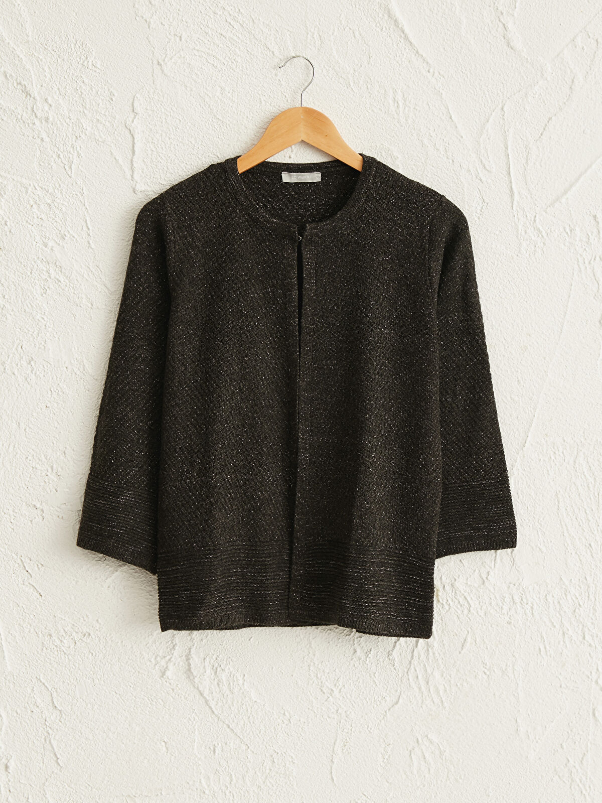 Işıltılı İnce Triko Hırka