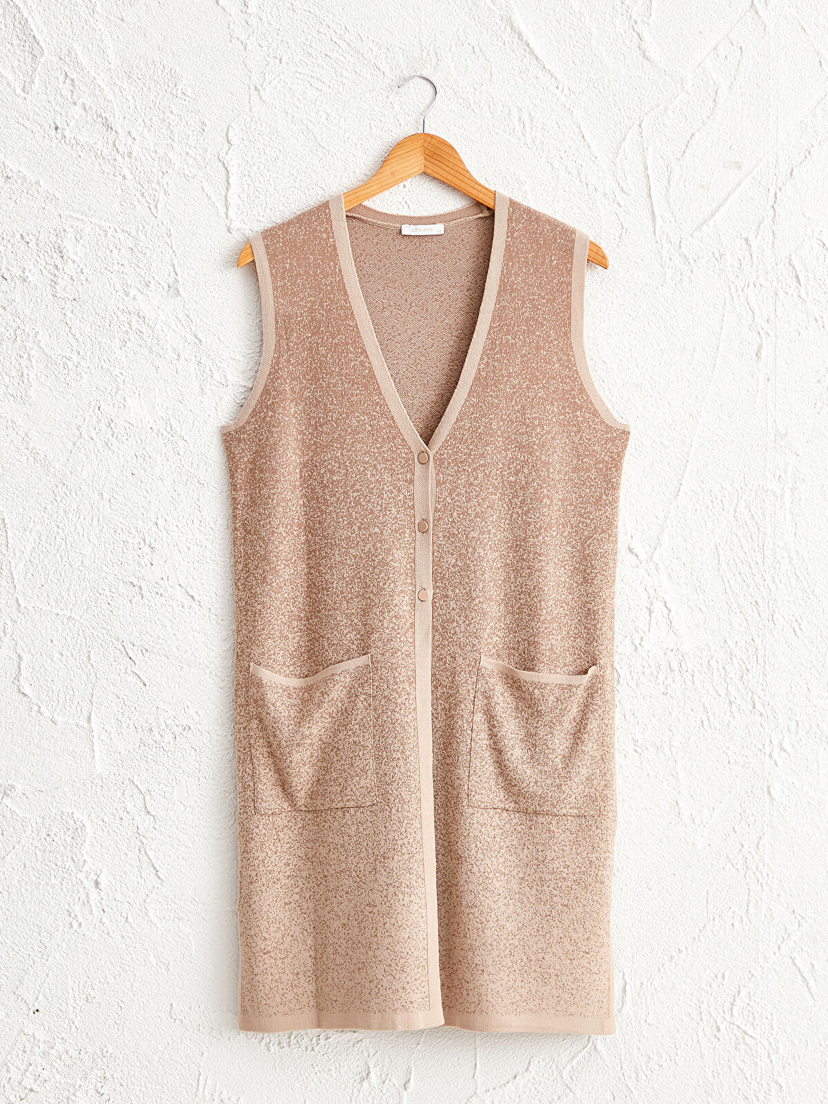 Cepli Kalın Triko Yelek