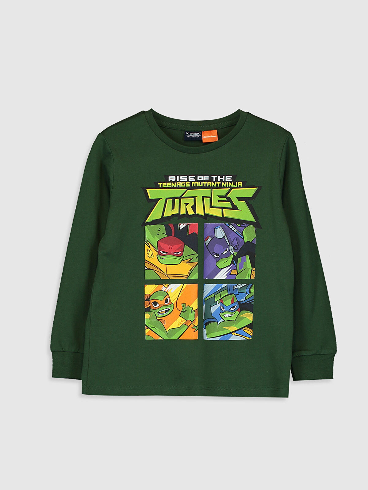 Erkek Çocuk Ninja Kaplumbağalar Pamuklu Tişört Erkek Çocuk Ninja Kaplumbağalar Pamuklu Tişört