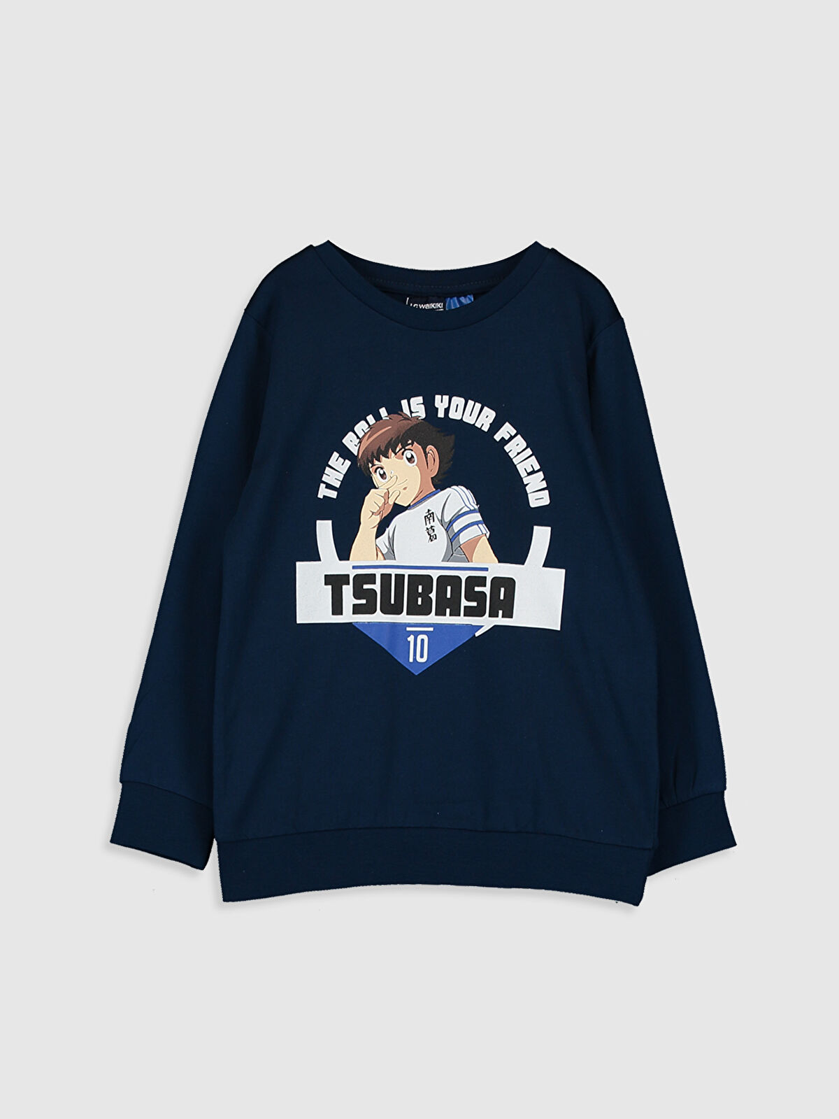 Erkek Çocuk Kaptan Tsubasa Baskılı Pamuklu Tişört Erkek Çocuk Kaptan Tsubasa Baskılı Pamuklu Tişört