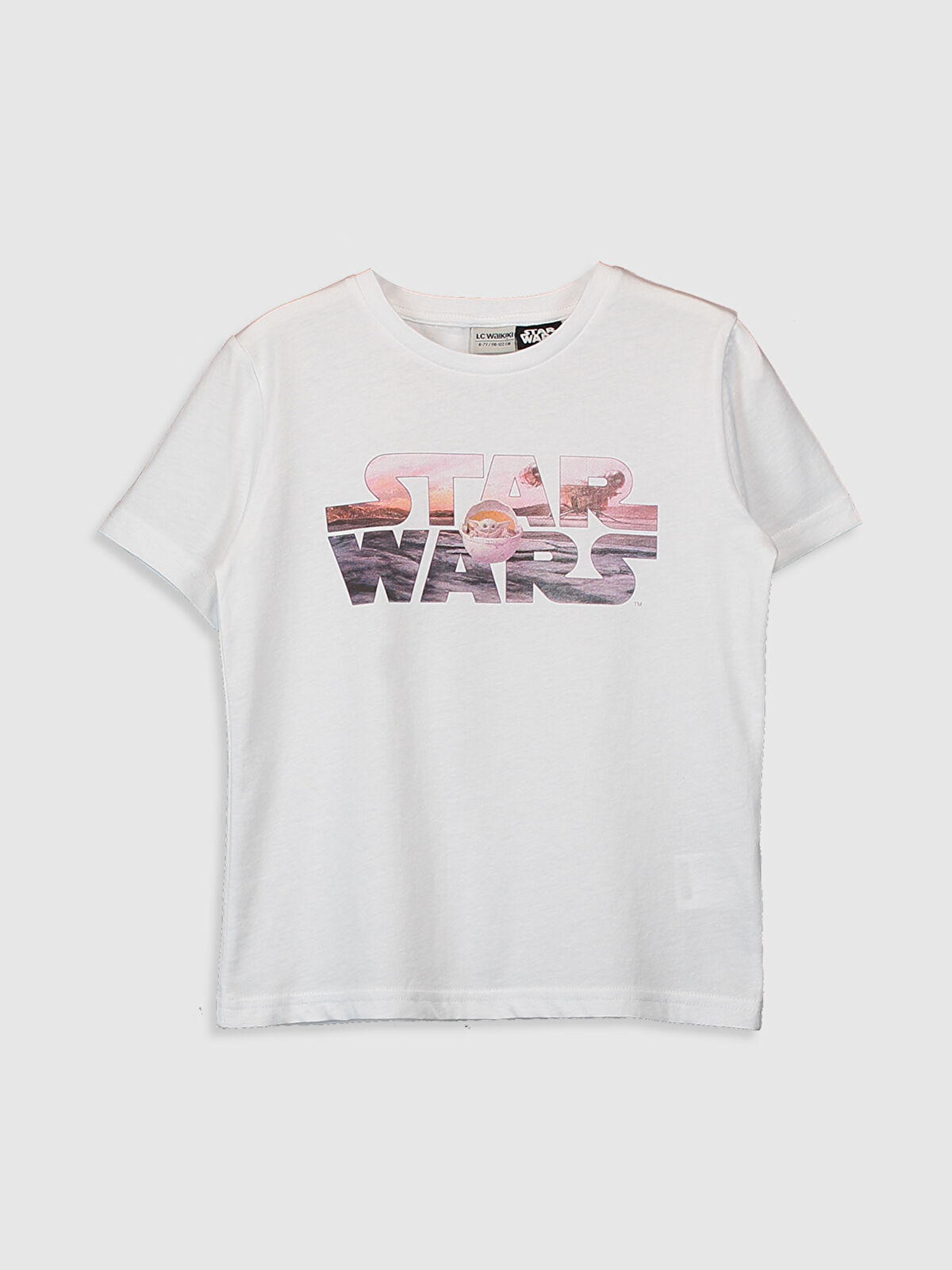 Erkek Çocuk Star Wars Baskılı Pamuklu Tişört