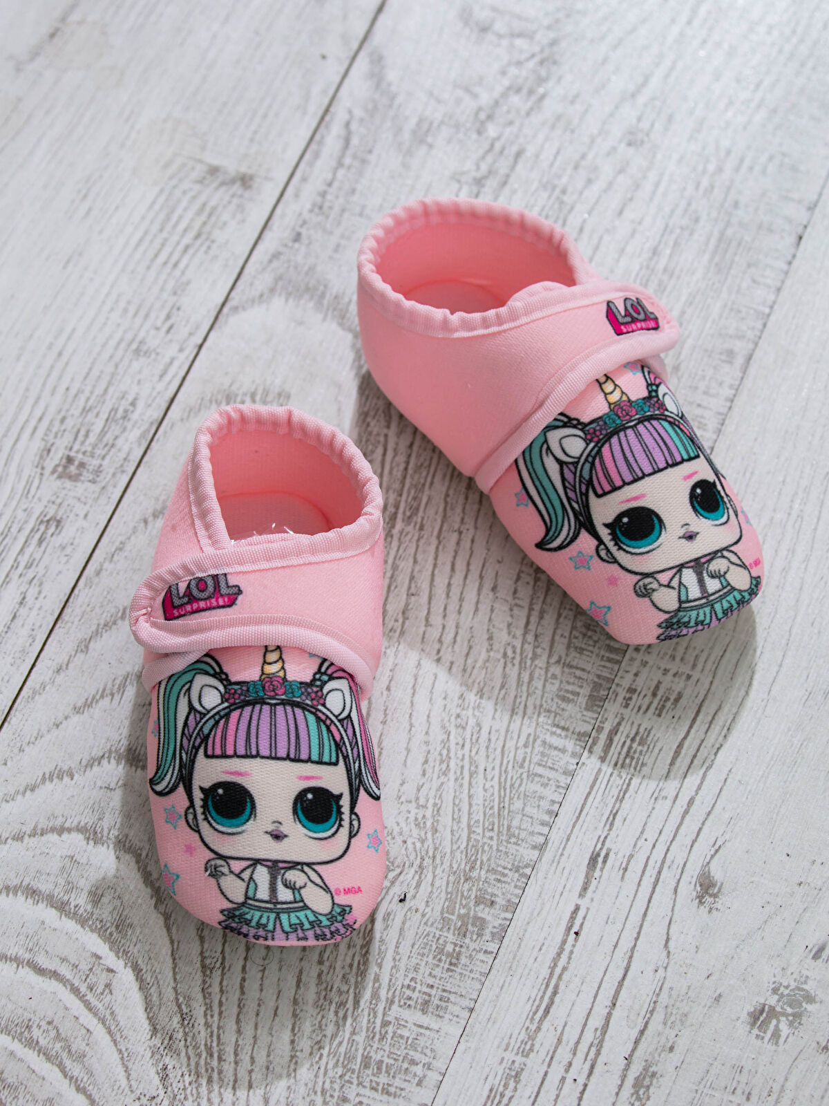 Kız Bebek Lol Baskılı Panduf