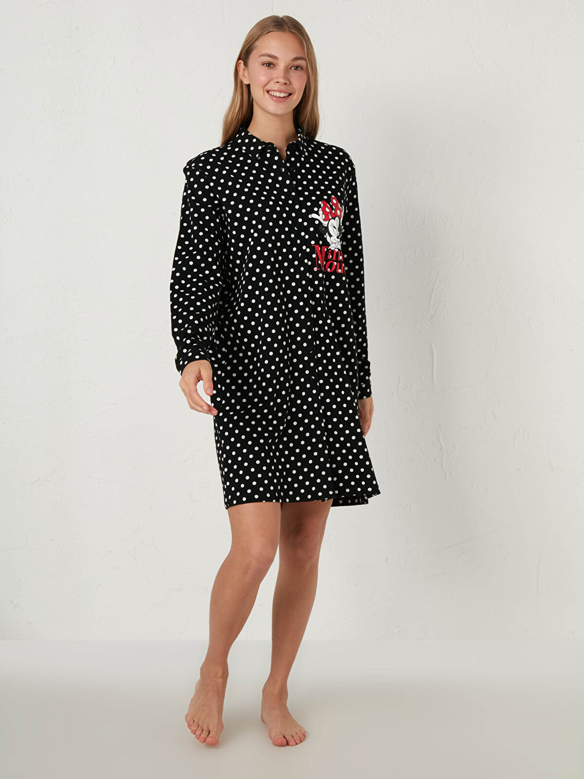 Minnie Mouse Baskılı Gecelik Minnie Mouse Baskılı Gecelik