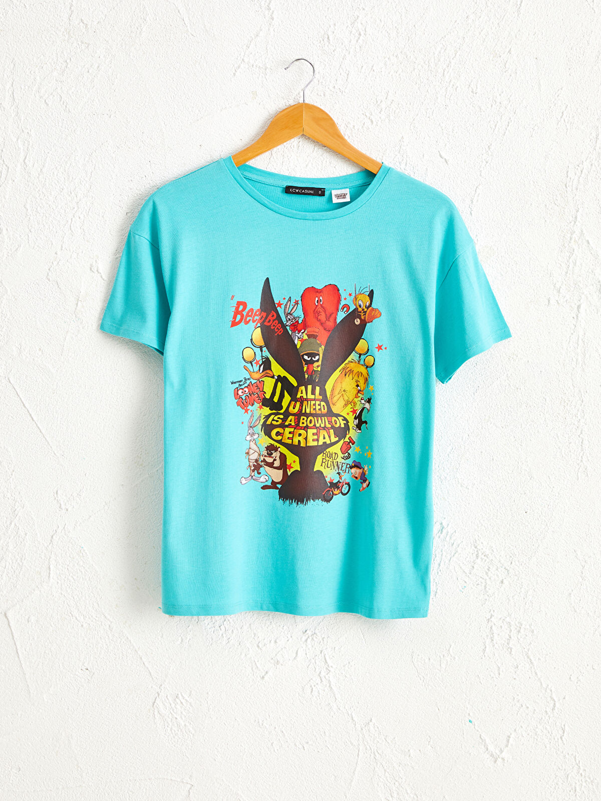 Looney Tunes Baskılı Pamuklu Tişört