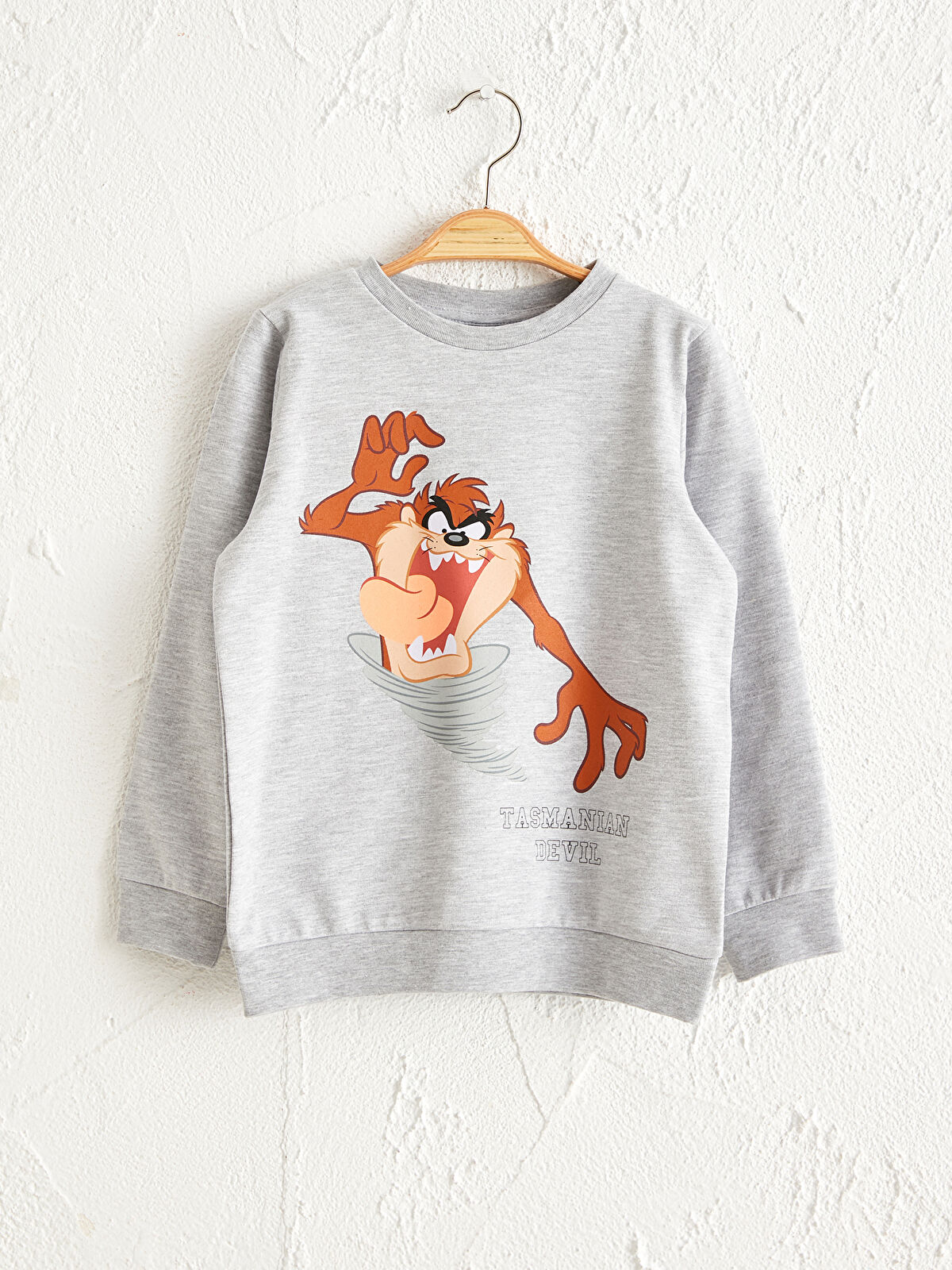 Erkek Çocuk Tazmanya Canavarı Baskılı Sweatshirt Erkek Çocuk Tazmanya Canavarı Baskılı Sweatshirt